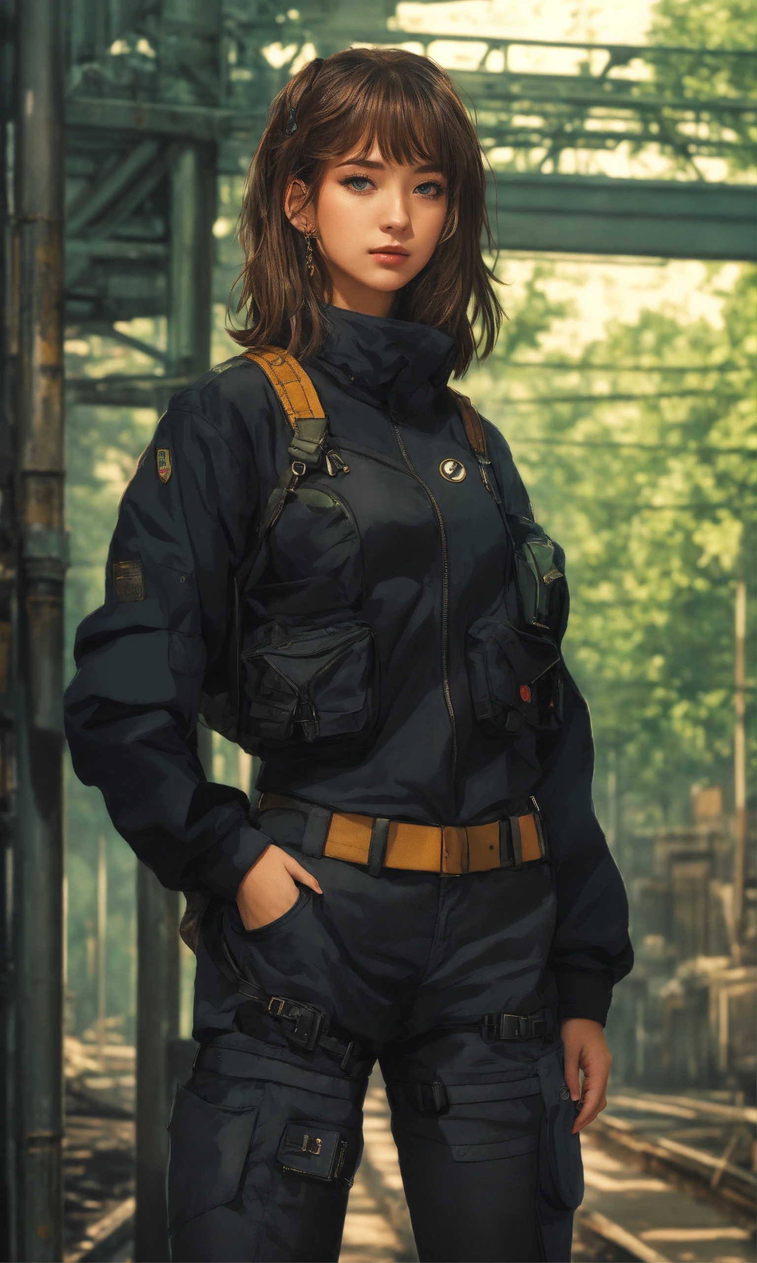 Lexica - 1990s dystopian extroverted female, full detailed eyes, full ...