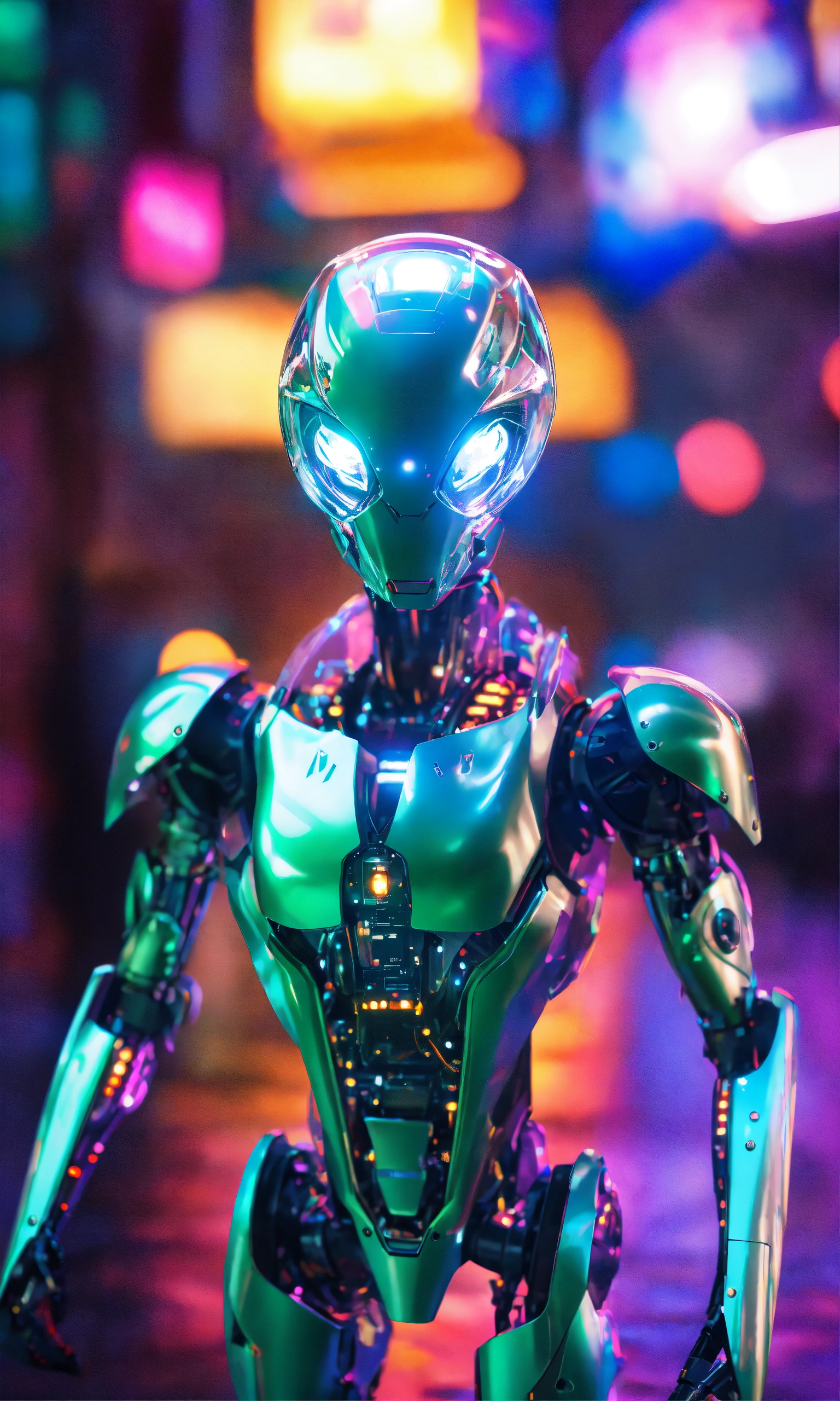 Lexica - Badass translucent polycarbonate robot that looks like an ...