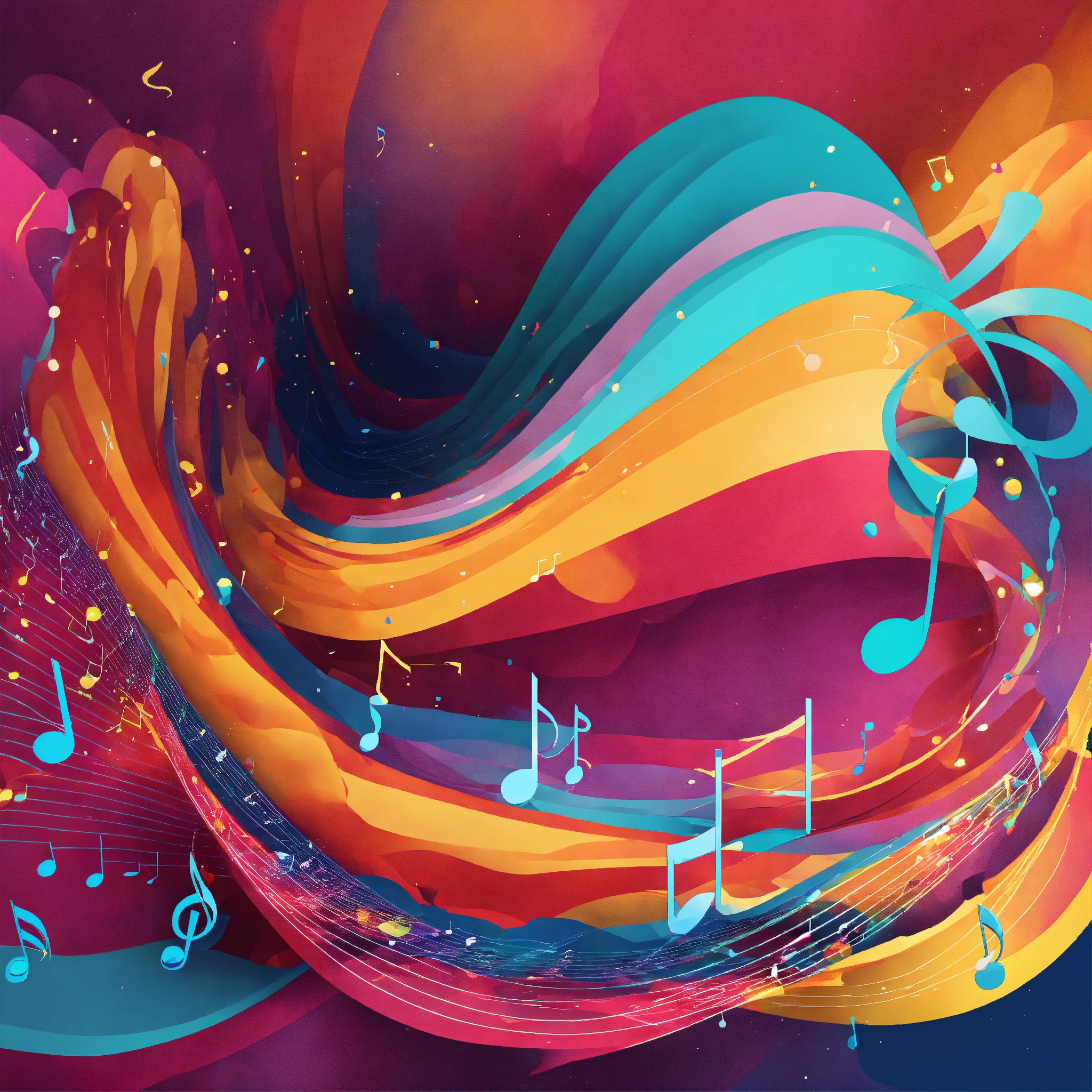Lexica - Visual representation of the music, with swirling colors ...