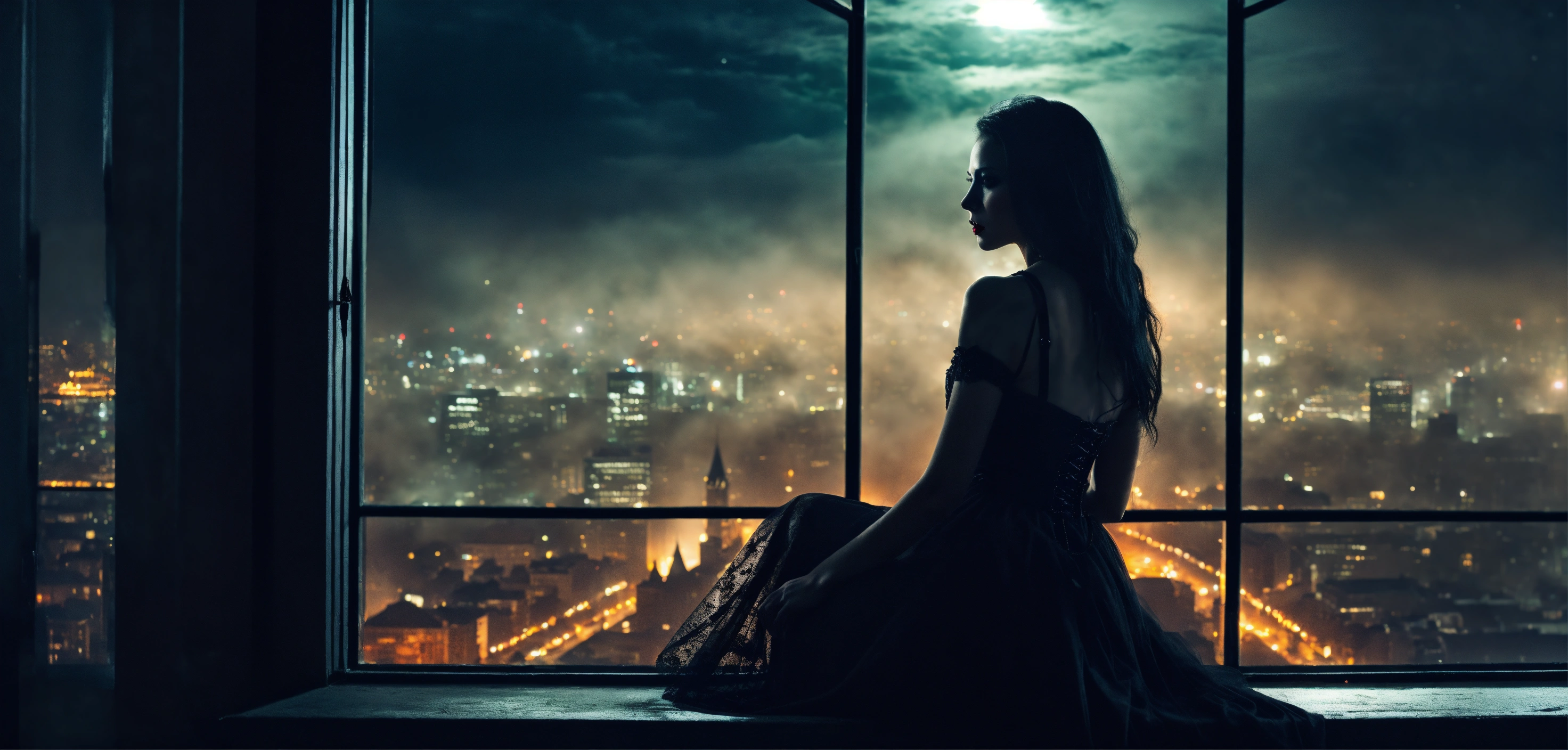 Lexica - Cinematic look, vampire underworld movie style, dark gothic ...