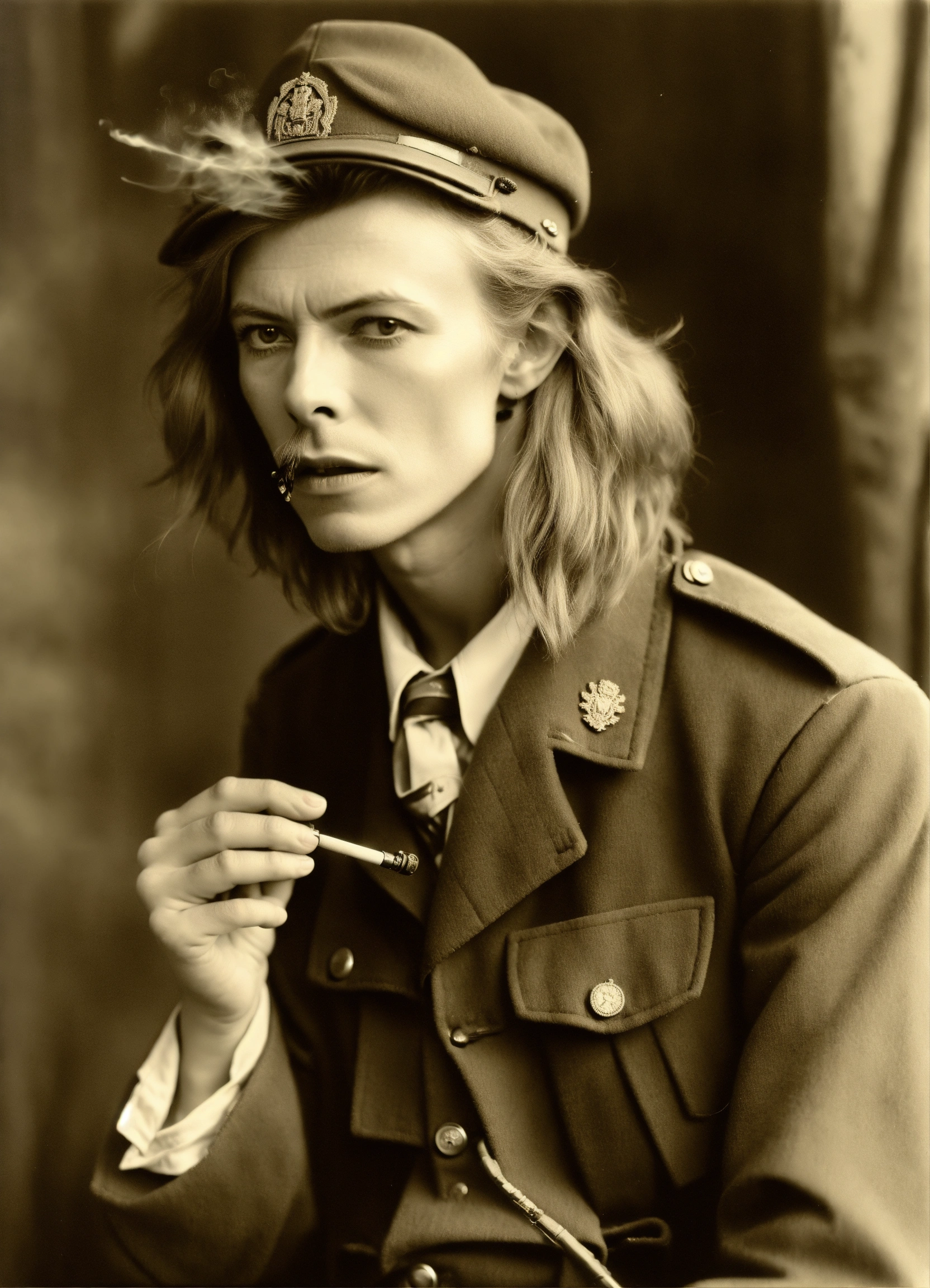 Lexica - Androgynous Irish poet, David Bowie as a WW1 soldier civilian ...