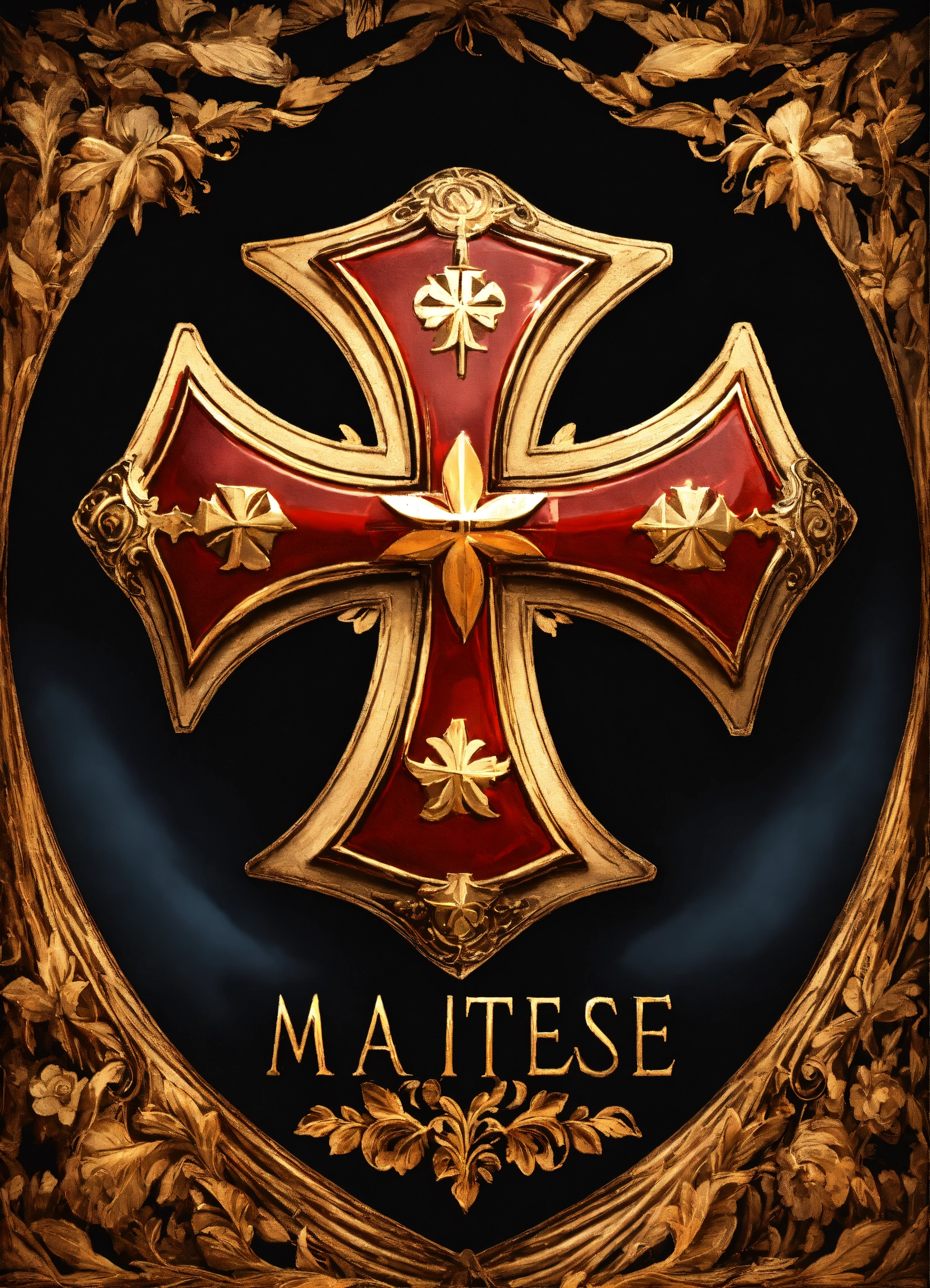 Lexica - Create maltese cross logo for site