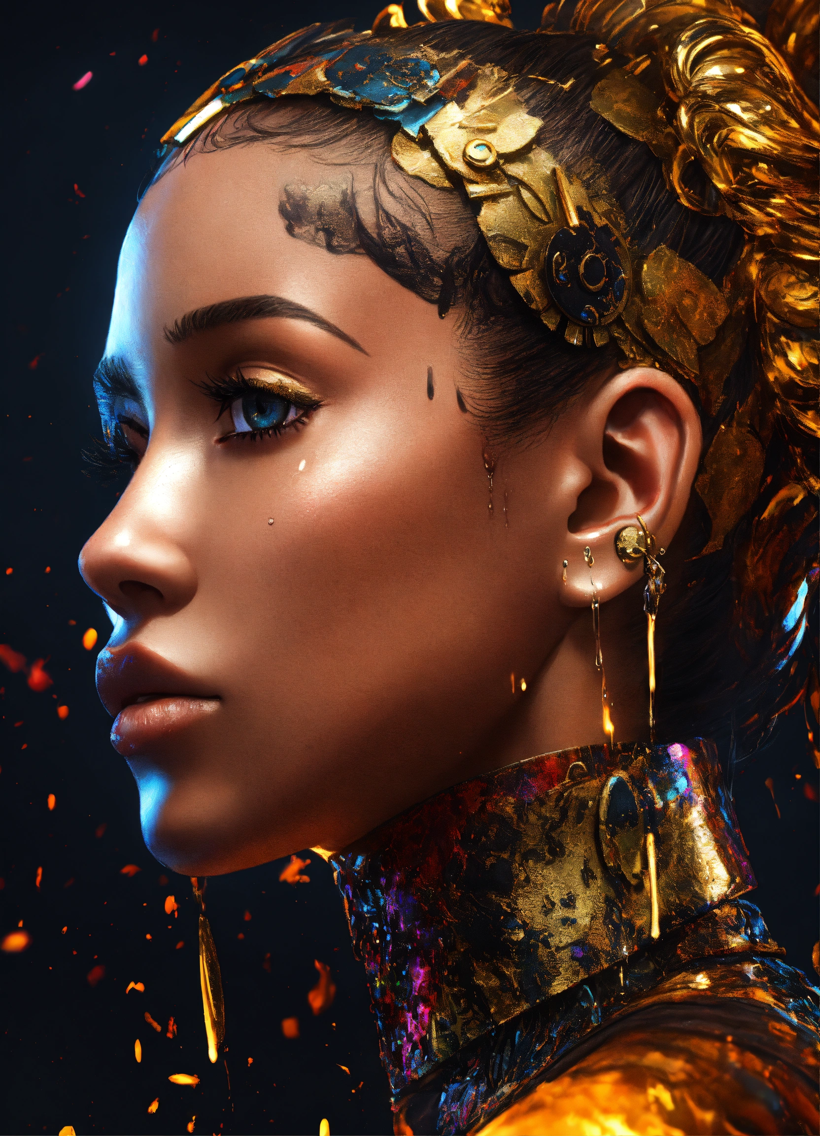 Lexica - Cardi B Hyperdetailed Eyes, Tee-Shirt Design, Line Art, Black ...