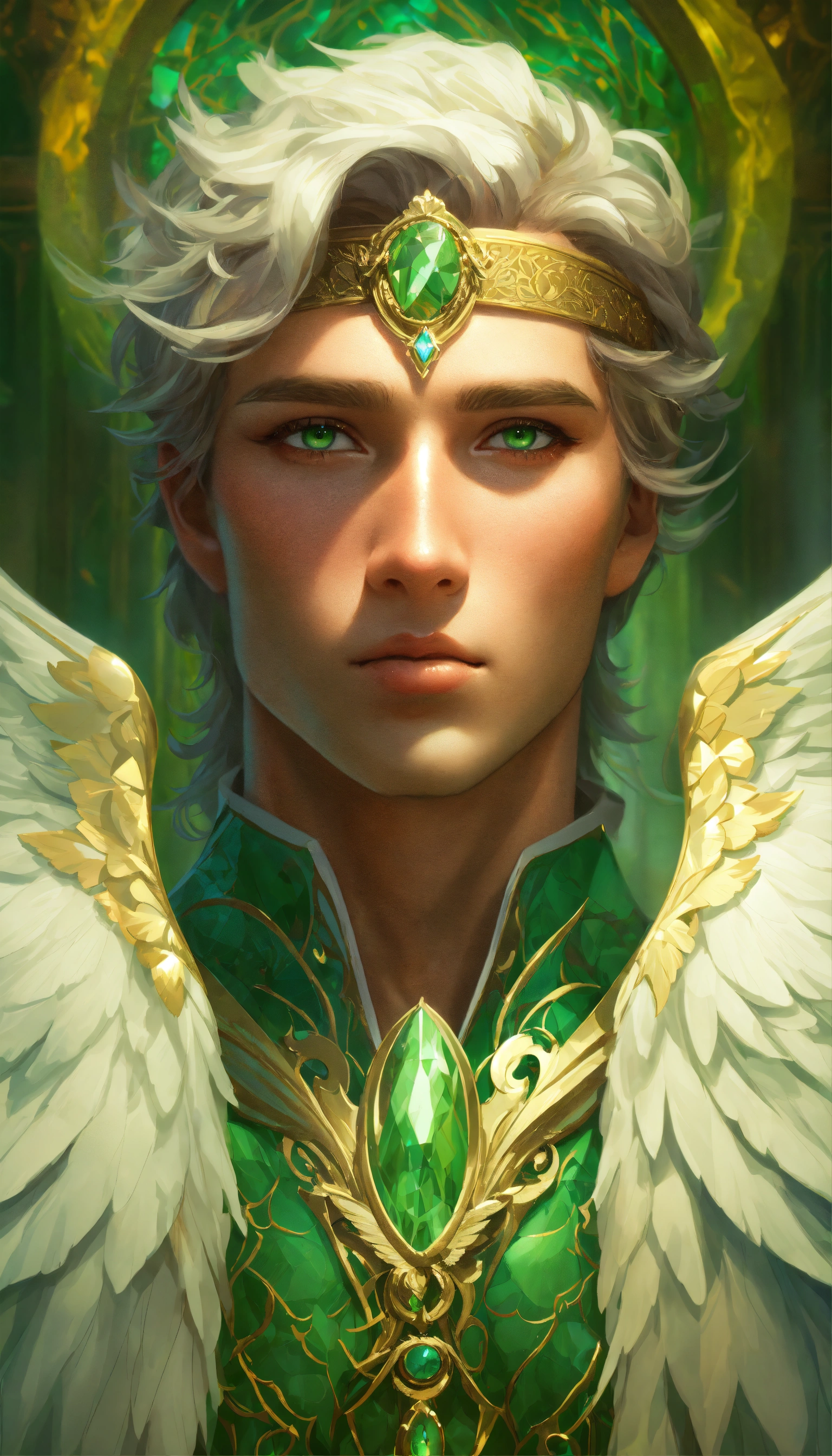Lexica - Male angel, wings, intricate, headshot, highly detailed ...
