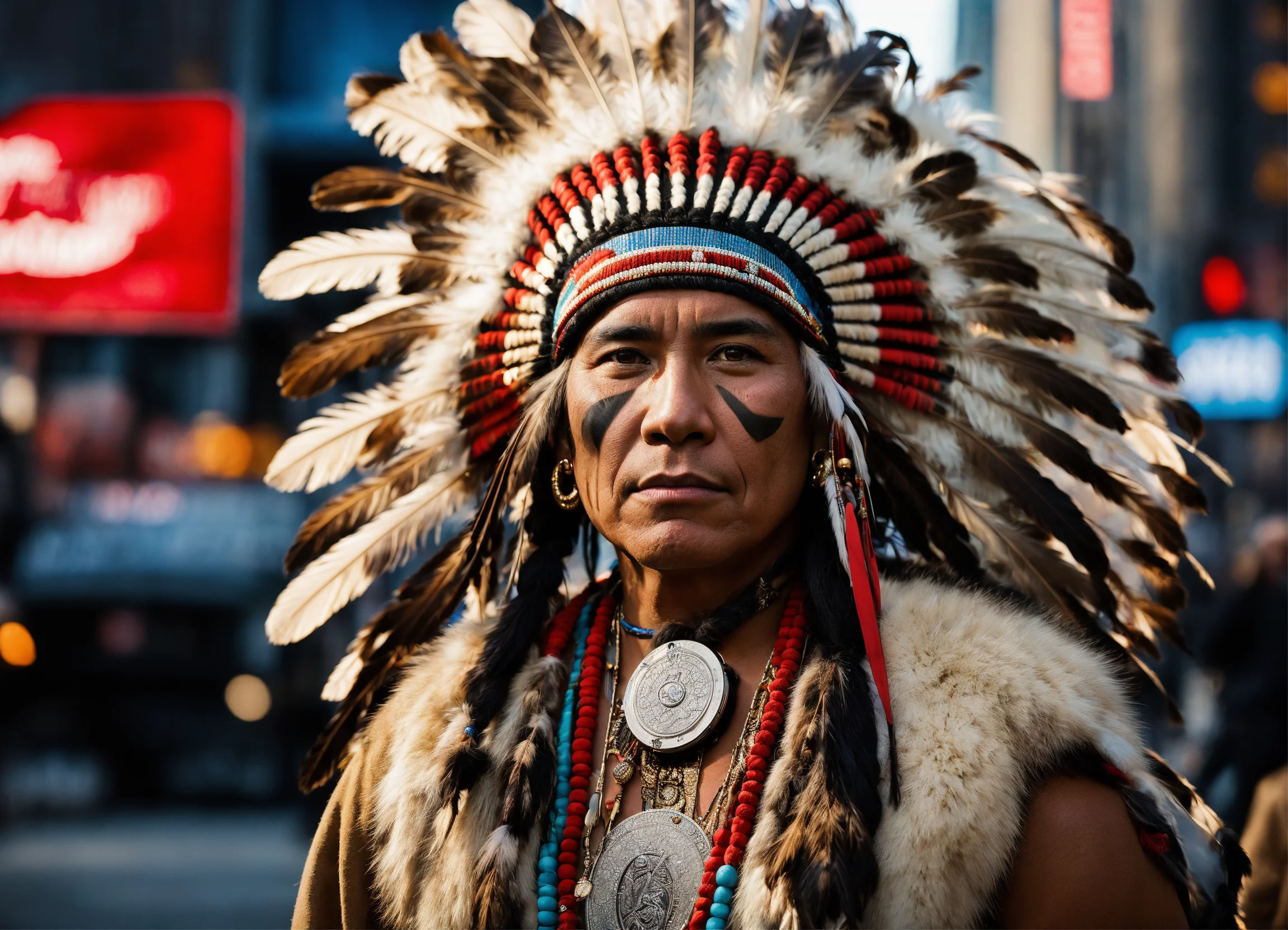Lexica - Leica Hasselblad portrait, hyper realistic, a Native American ...