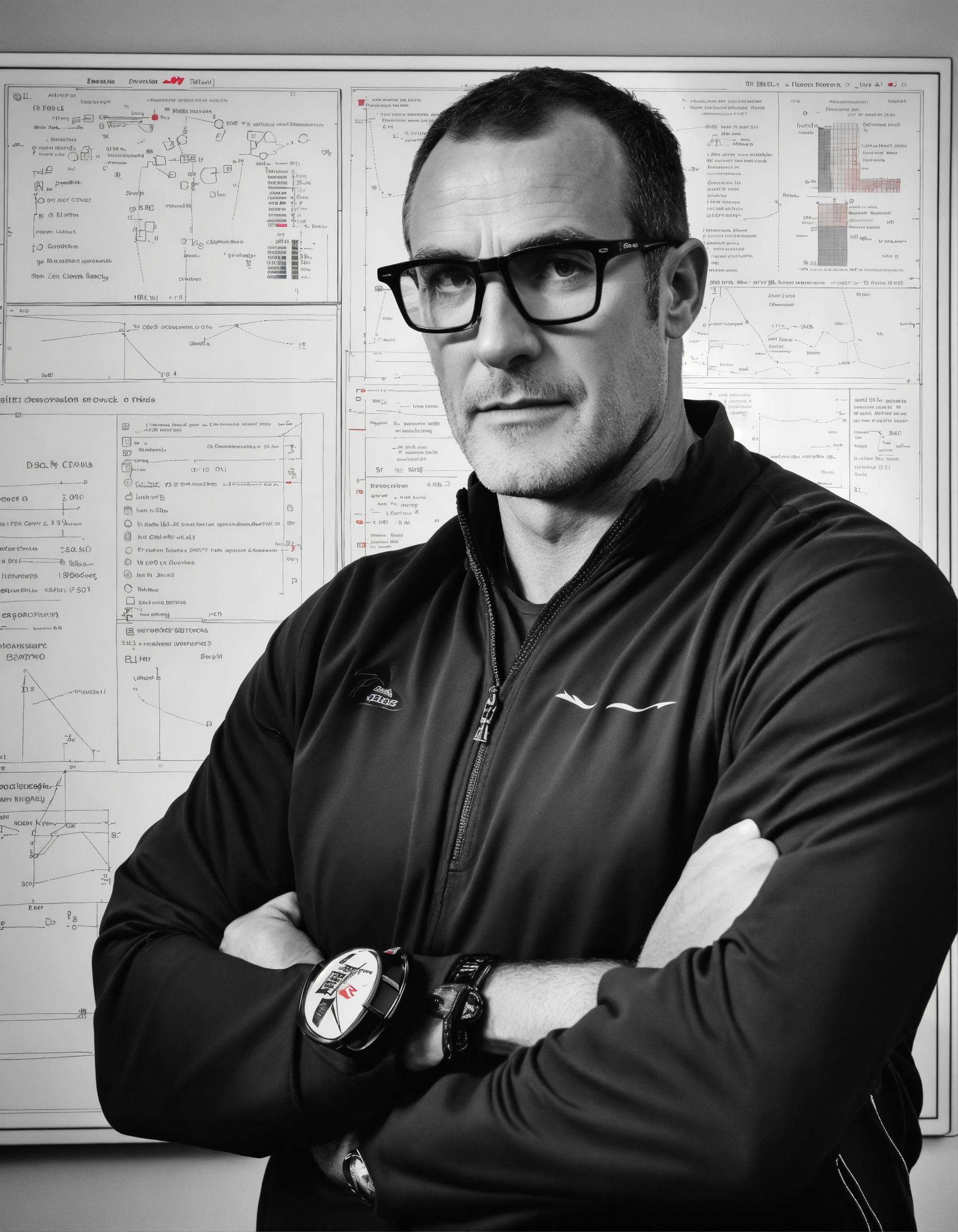 Lexica - Portrait of a french rugby coach wearing a pair of oversized ...