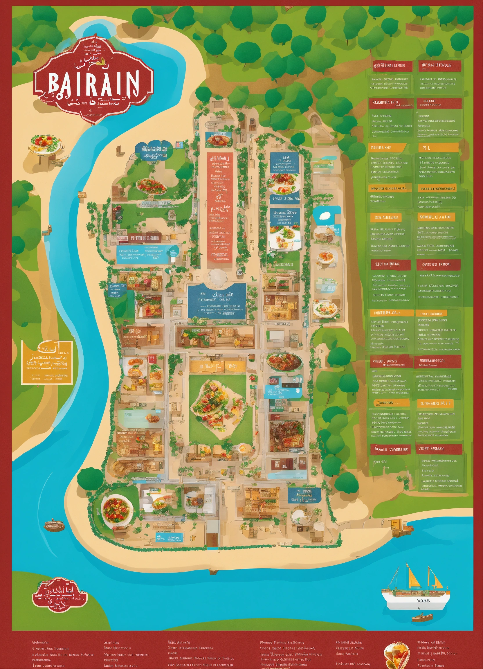 Lexica - "Visualize the 'Taste of Bahrain' food festival small Food ...