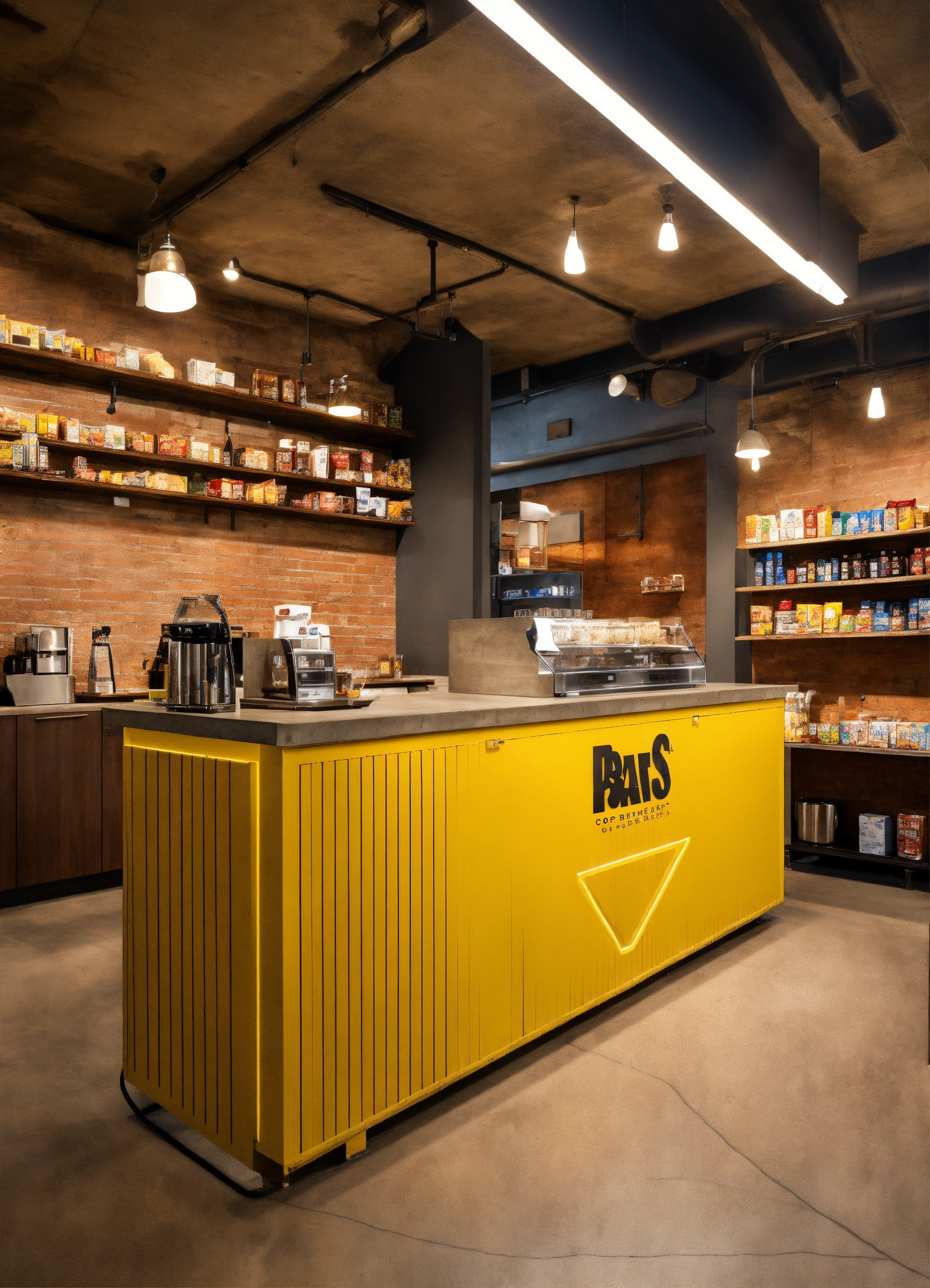 Lexica - A self serve breakroom snack bar with snacks on an easy to reach shelf for employees to ...