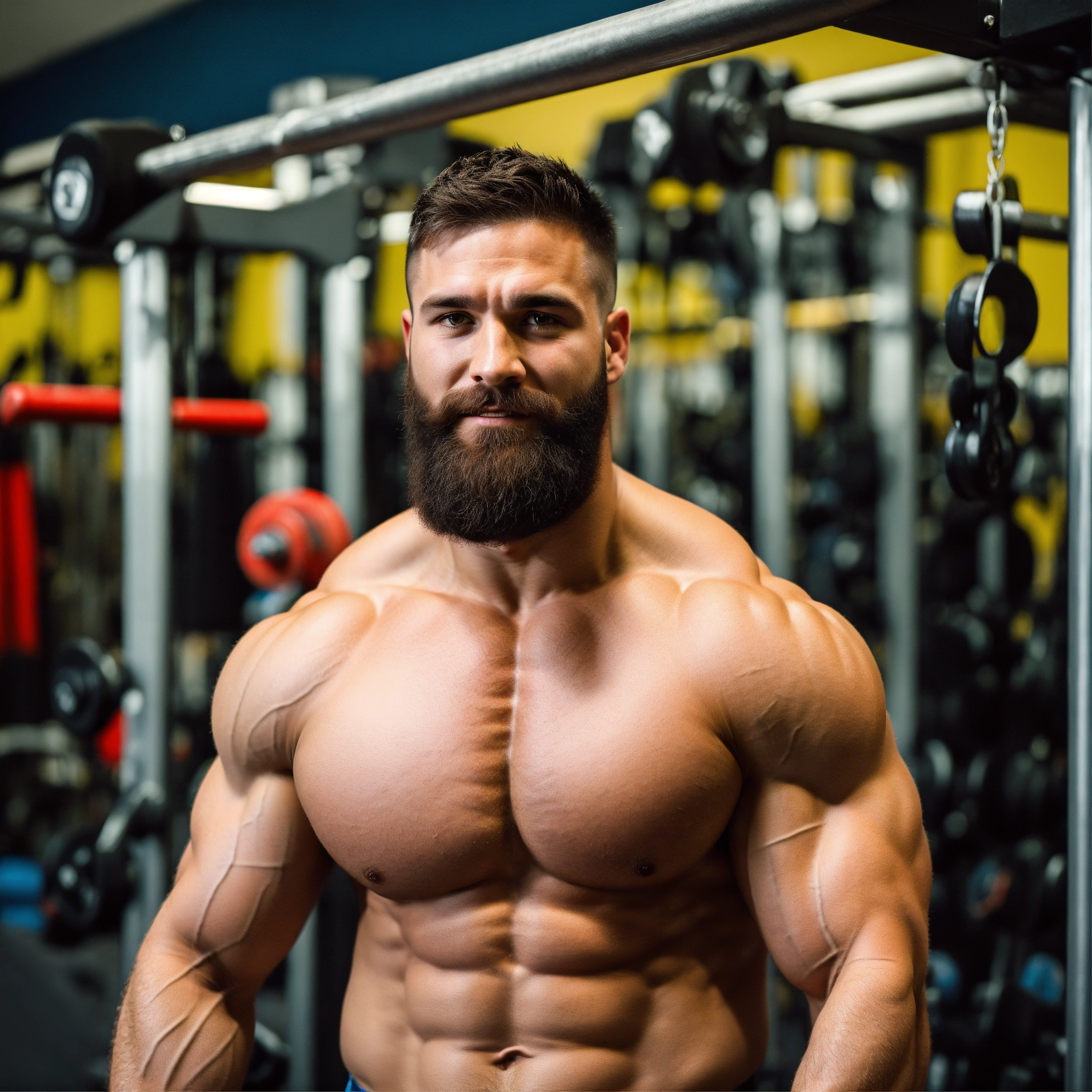 Lexica - 30-year-old man with big muscles, big bodybuilder, body like a ...