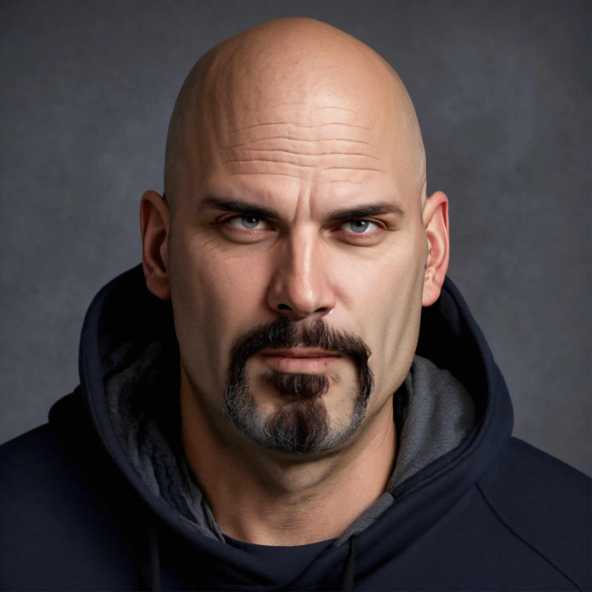 Lexica - JOHN FETTERMAN A GIANT HOMELESS MAN WITH A LARGE BULBUS BALD ...