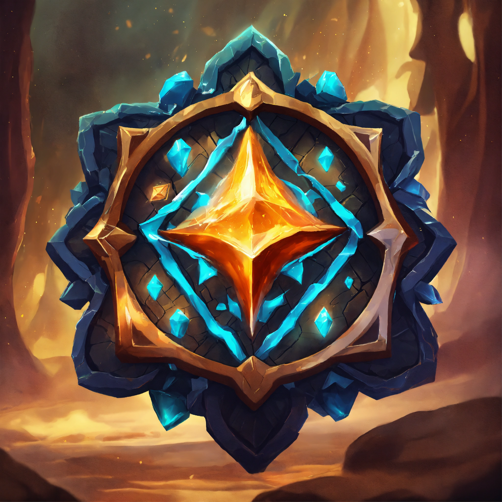 Lexica - Spell elemental spoilage, game icon, stylized, simple design ...