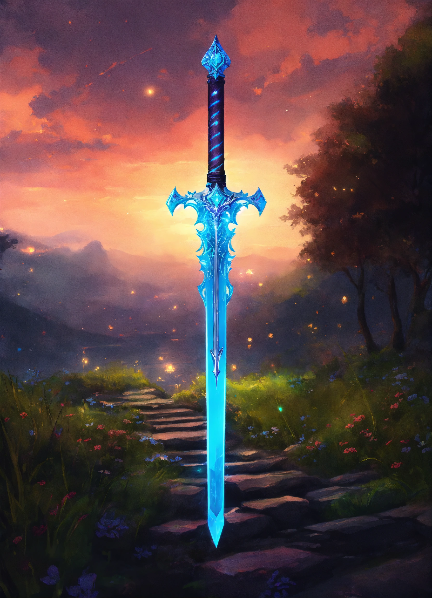 Lexica - Bioluminescent MMORPG Sword