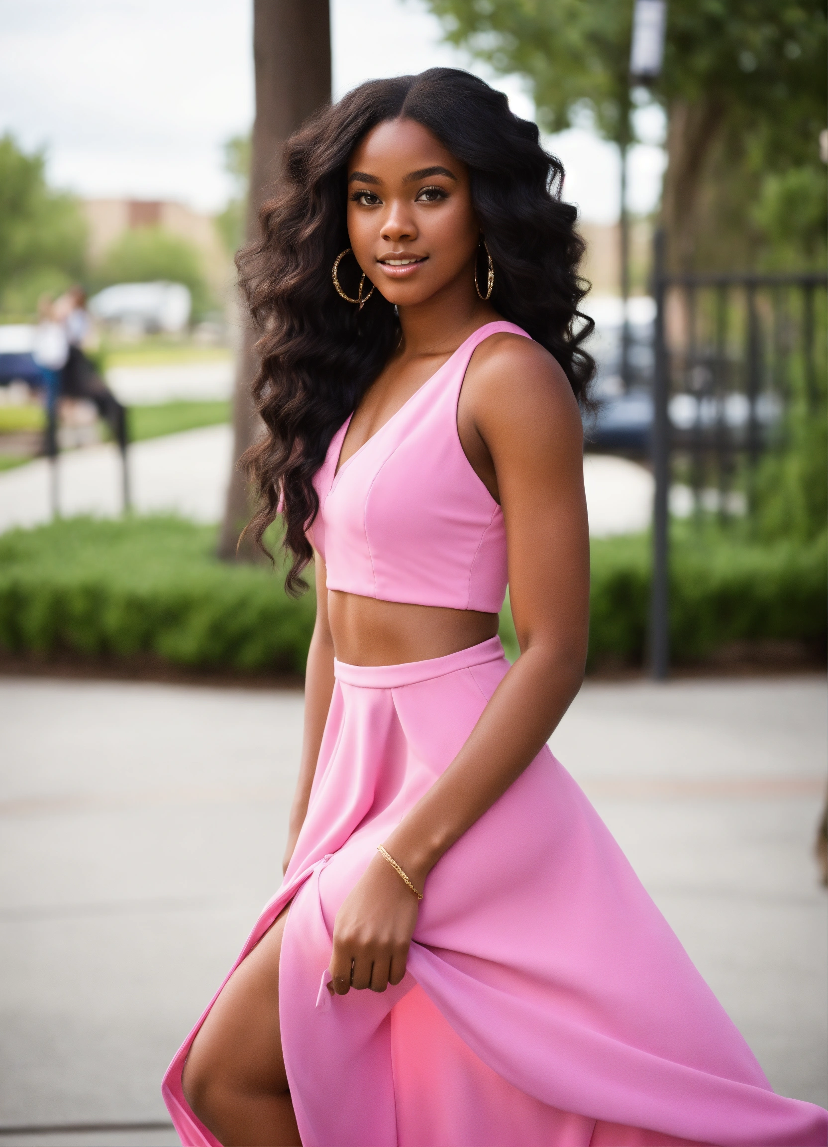 Lexica - Ebony college student. With long hair. High cheekbones, dimples. Athletic build, Loyal ...