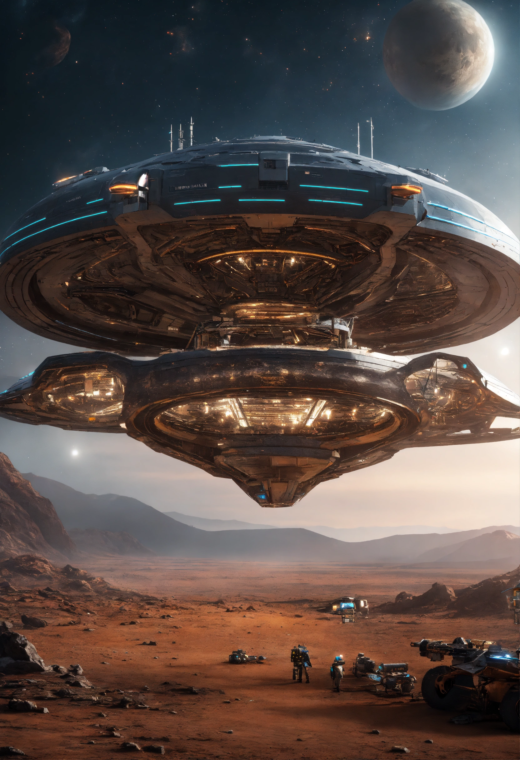 Lexica - Ultra futuristic design starship Designed by 8k resolution ...