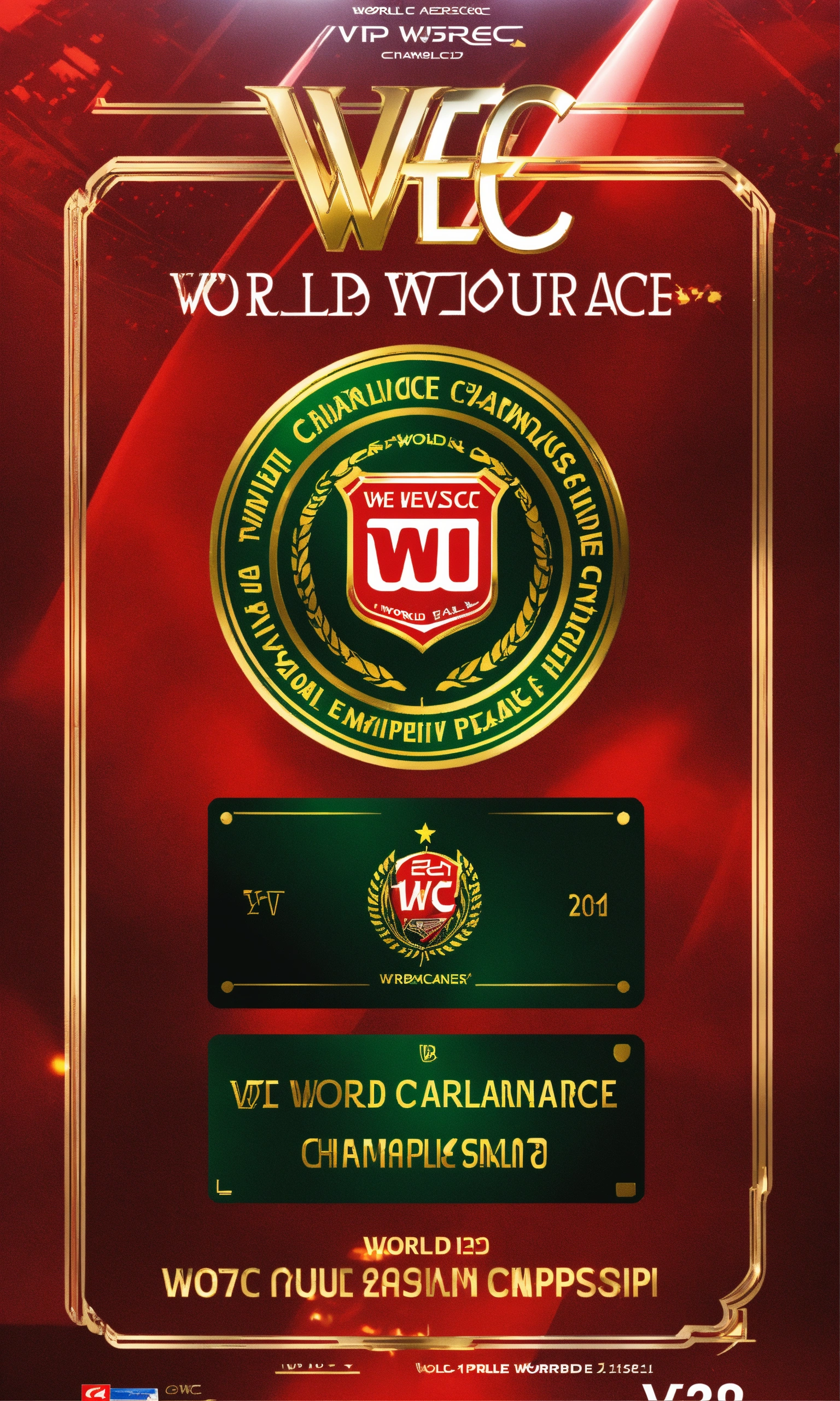 Lexica - WEC World endurance championship card VIP ID pass