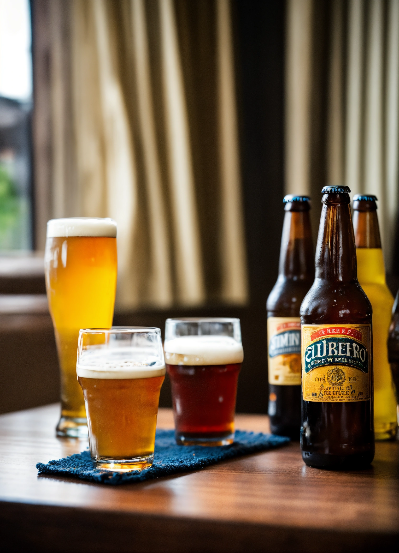 Lexica - Empty beers on a coffee table