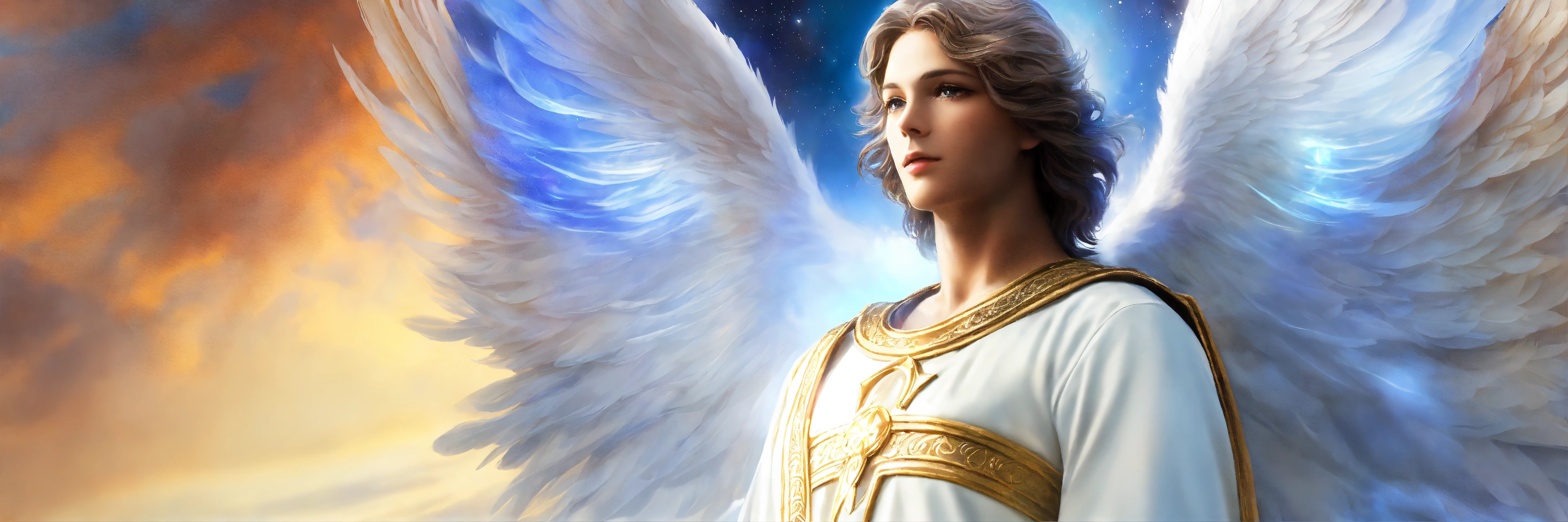 Lexica - Angel moving up beautiful uplifting spiritual visionary scene ...