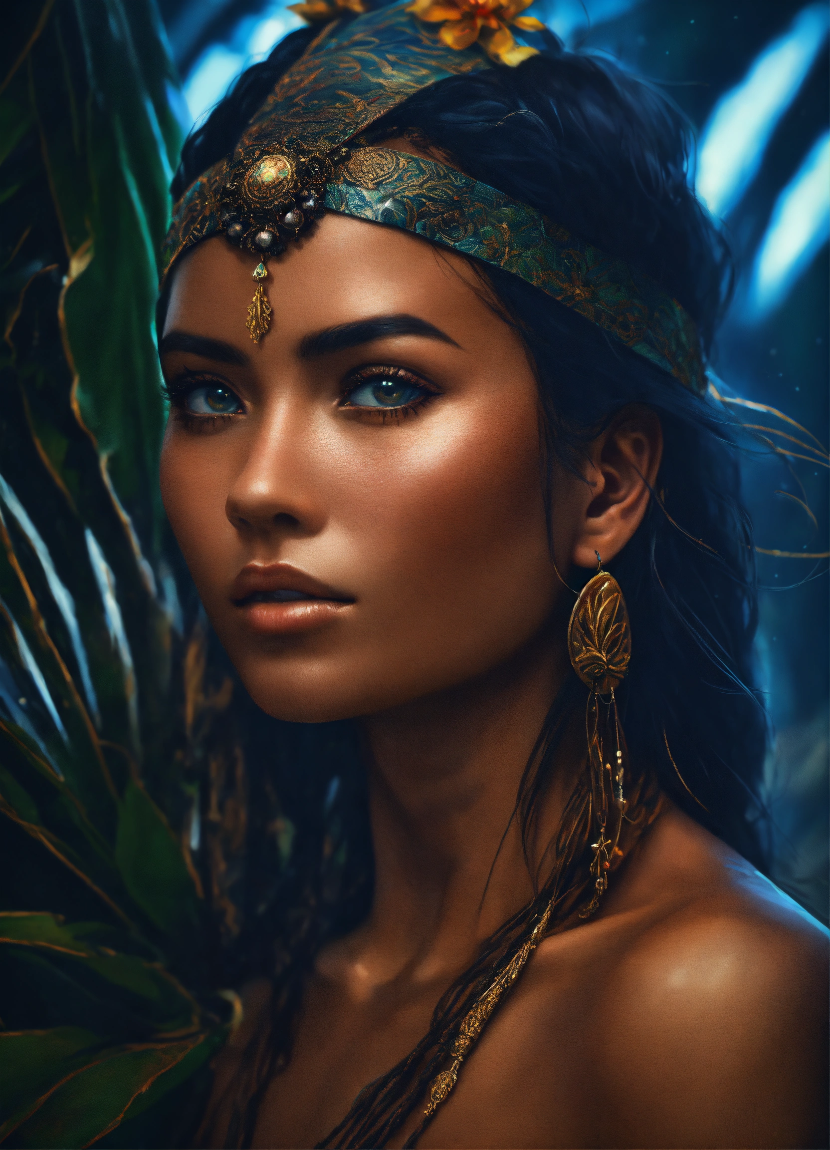 Lexica - A ultra beautiful Tahitian woman, intricate, sharp focus ...