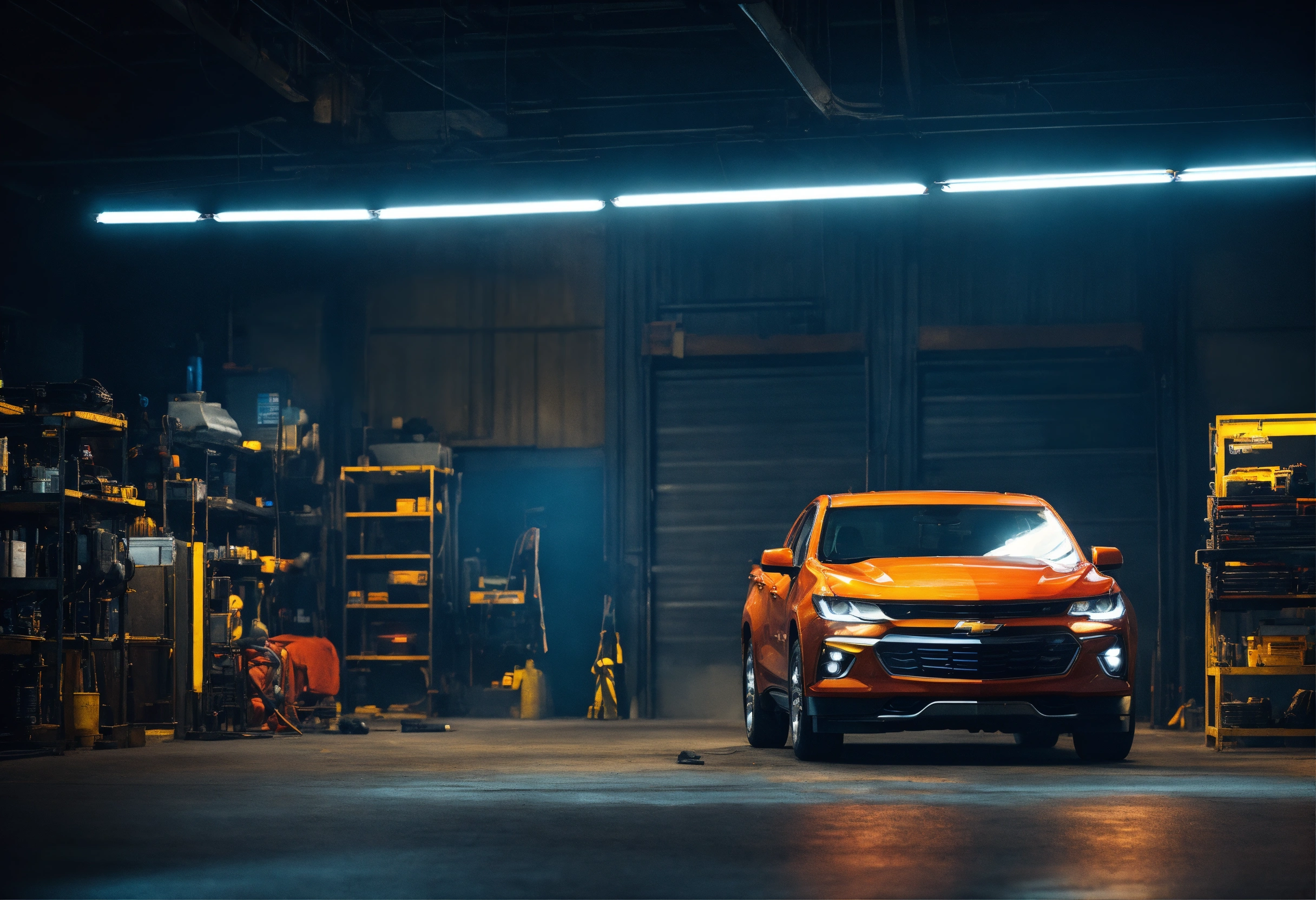 Lexica - Elevate the mechanic to the forefront of the scene in this ...