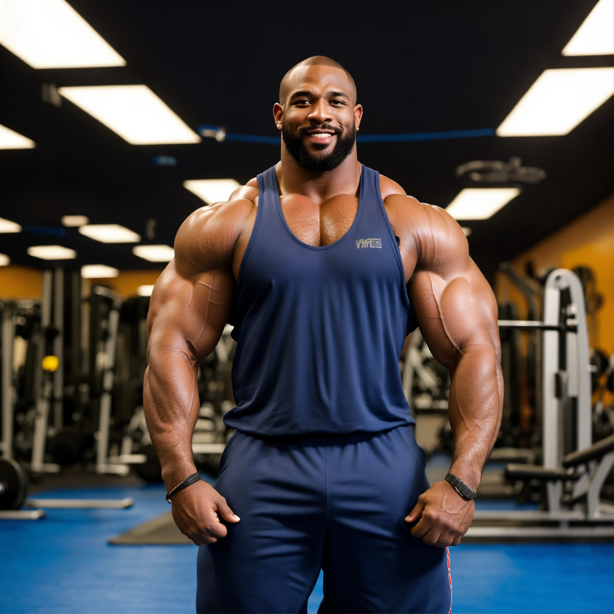 Lexica - 30-year-old hairy man with big muscles, Leroy Colbert, big ...