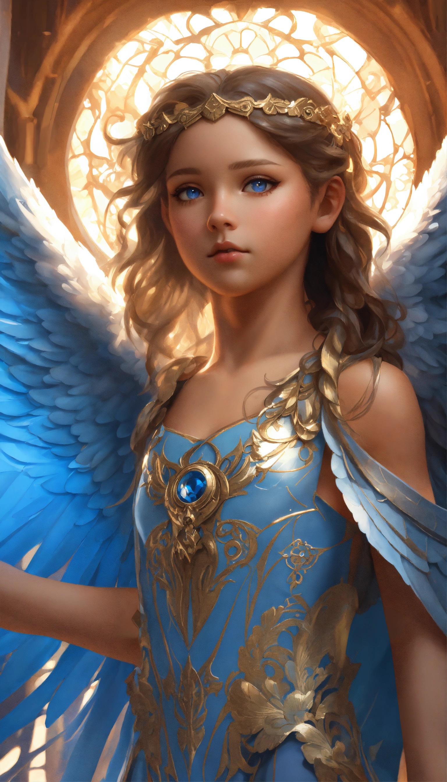 Lexica - Child angel, wings, intricate, headshot, highly detailed ...