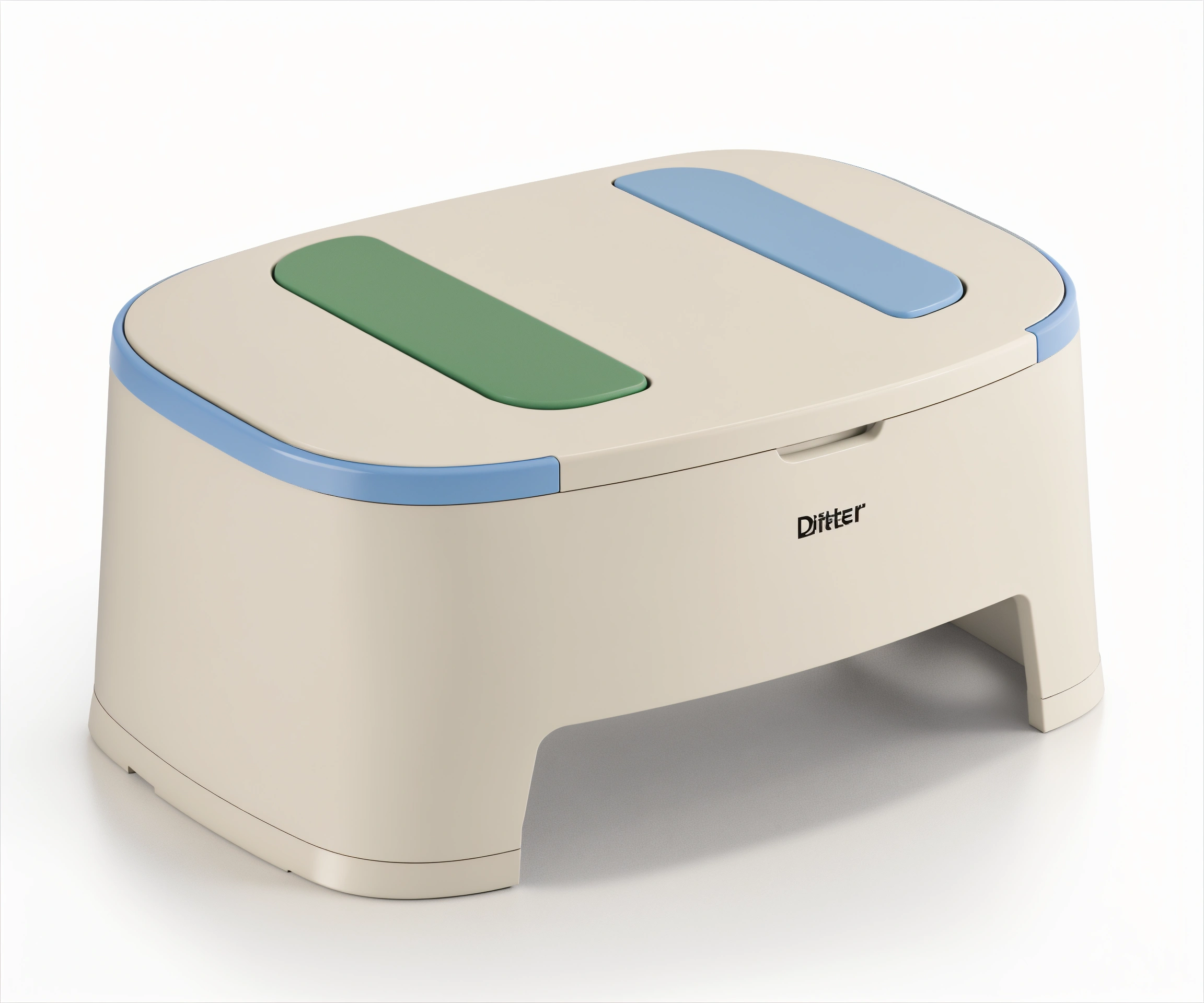 Lexica - Plastic bath stool, designed by dieter rams, cinema 4d, ultra ...