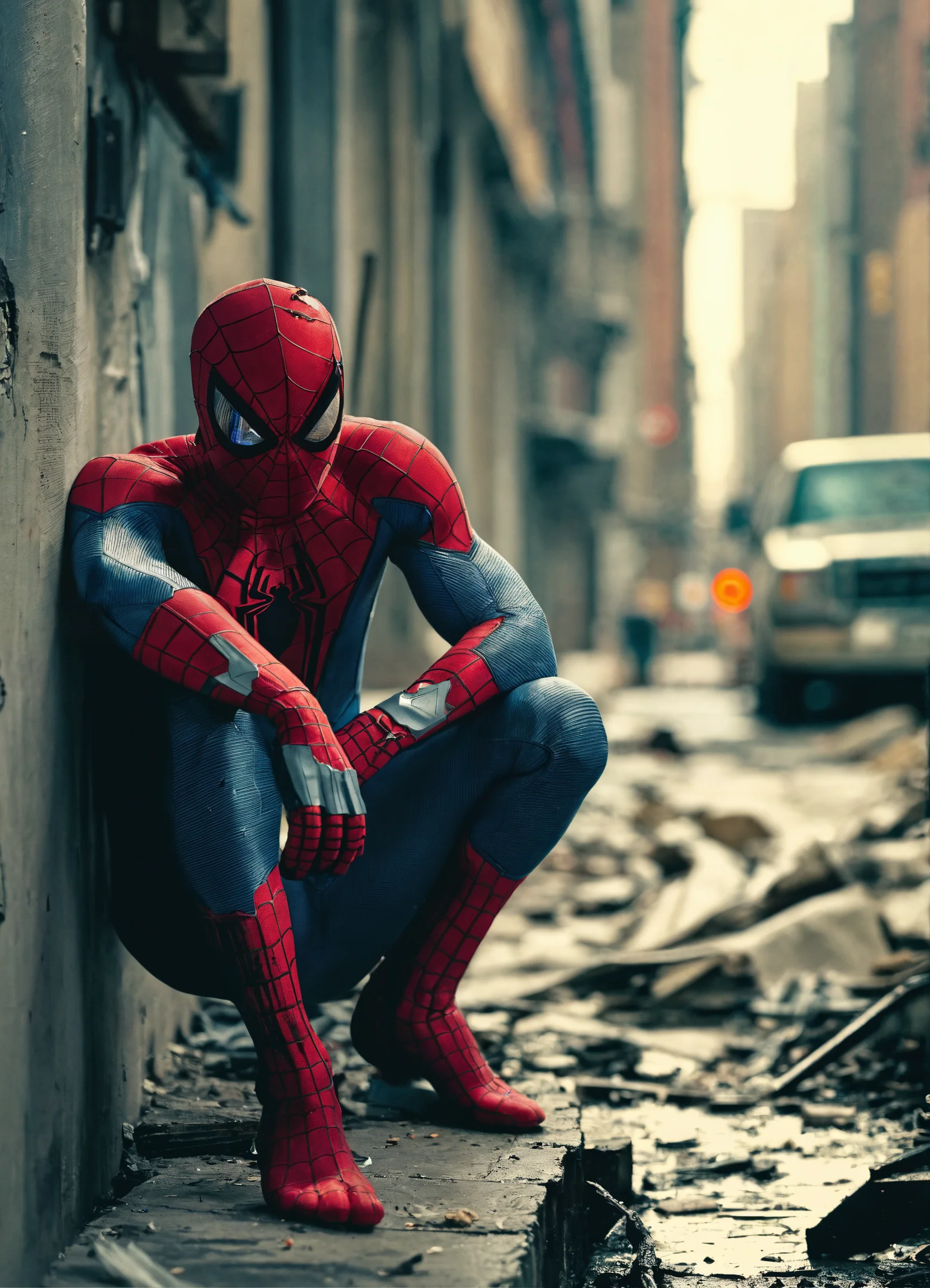 Lexica - Picture a rather unconventional sight in the superhero world ...