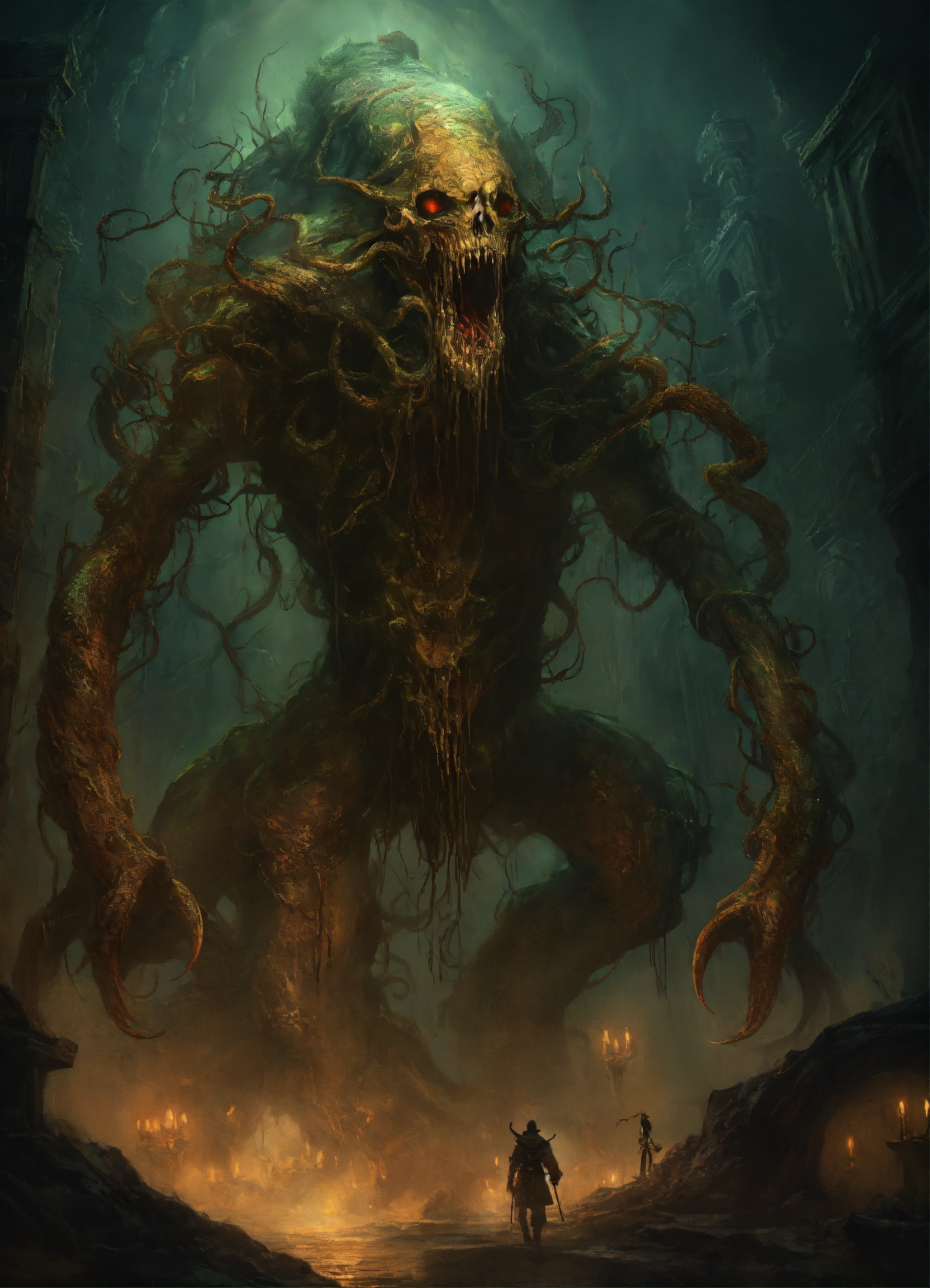 Lexica - Amidst the chilling mists of the unknown, a monstrous ...