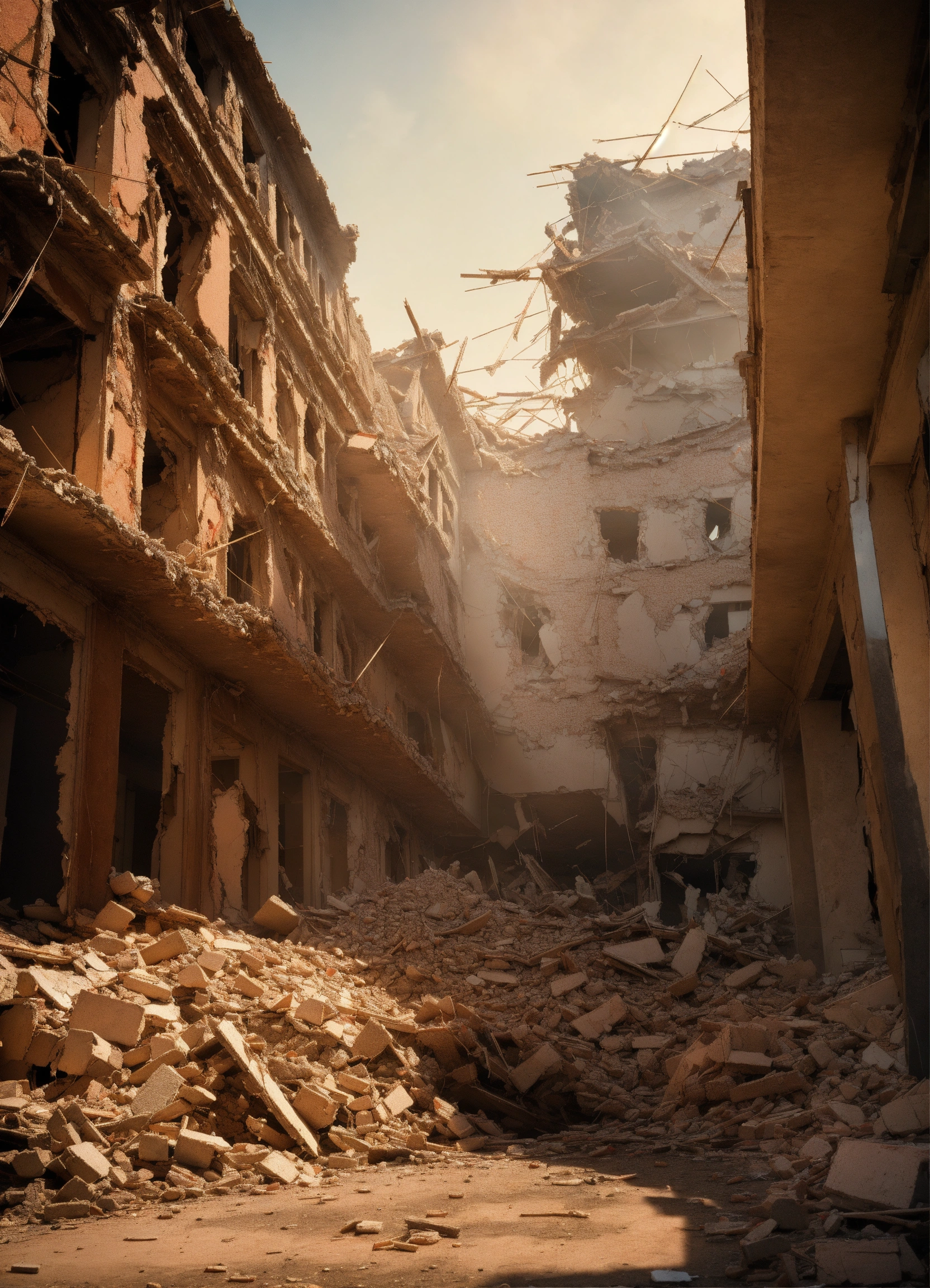 Lexica - Arthquake, buildings falling apart, desesperation, high ...