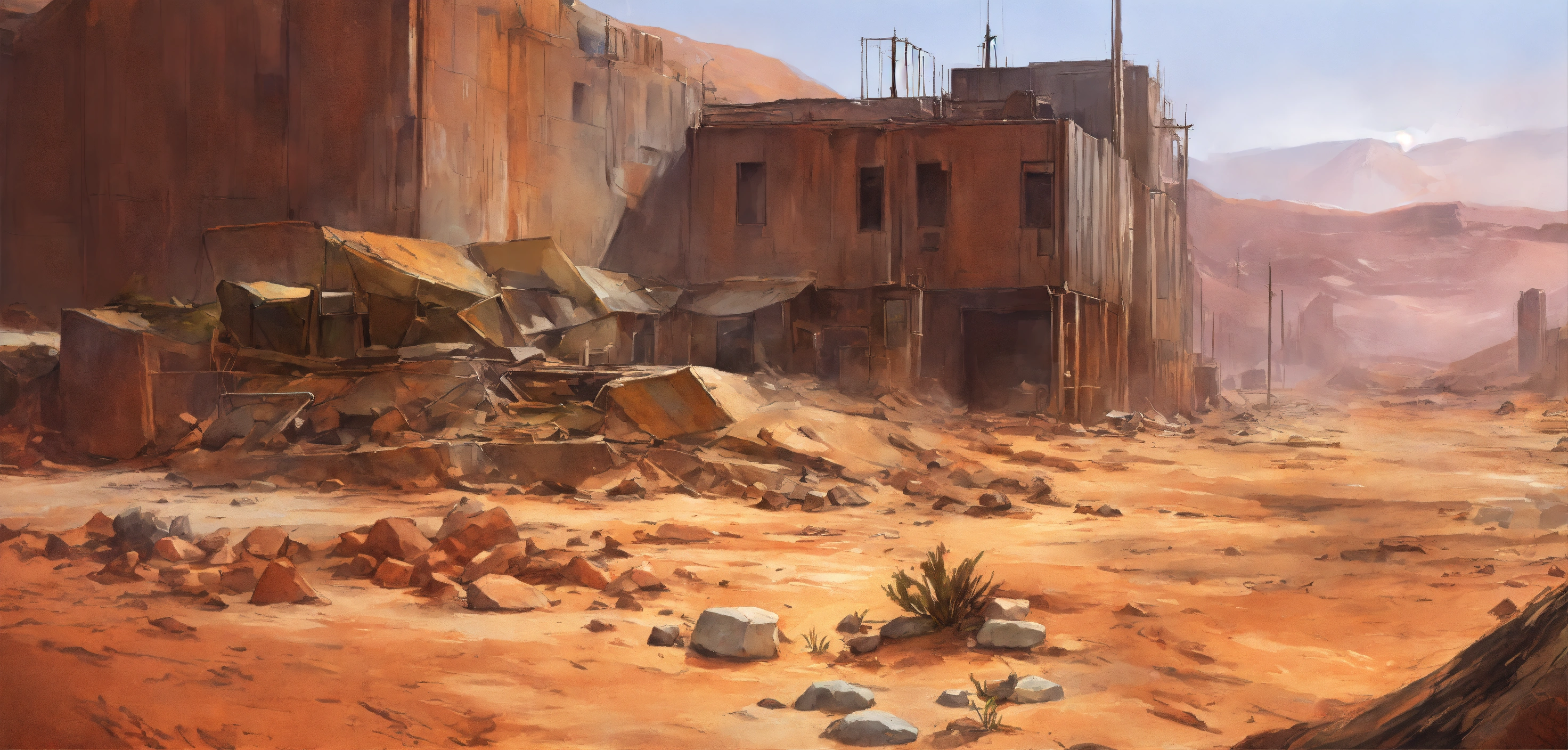 Lexica - Conept art digital realistic painting, post apocalyptic ...