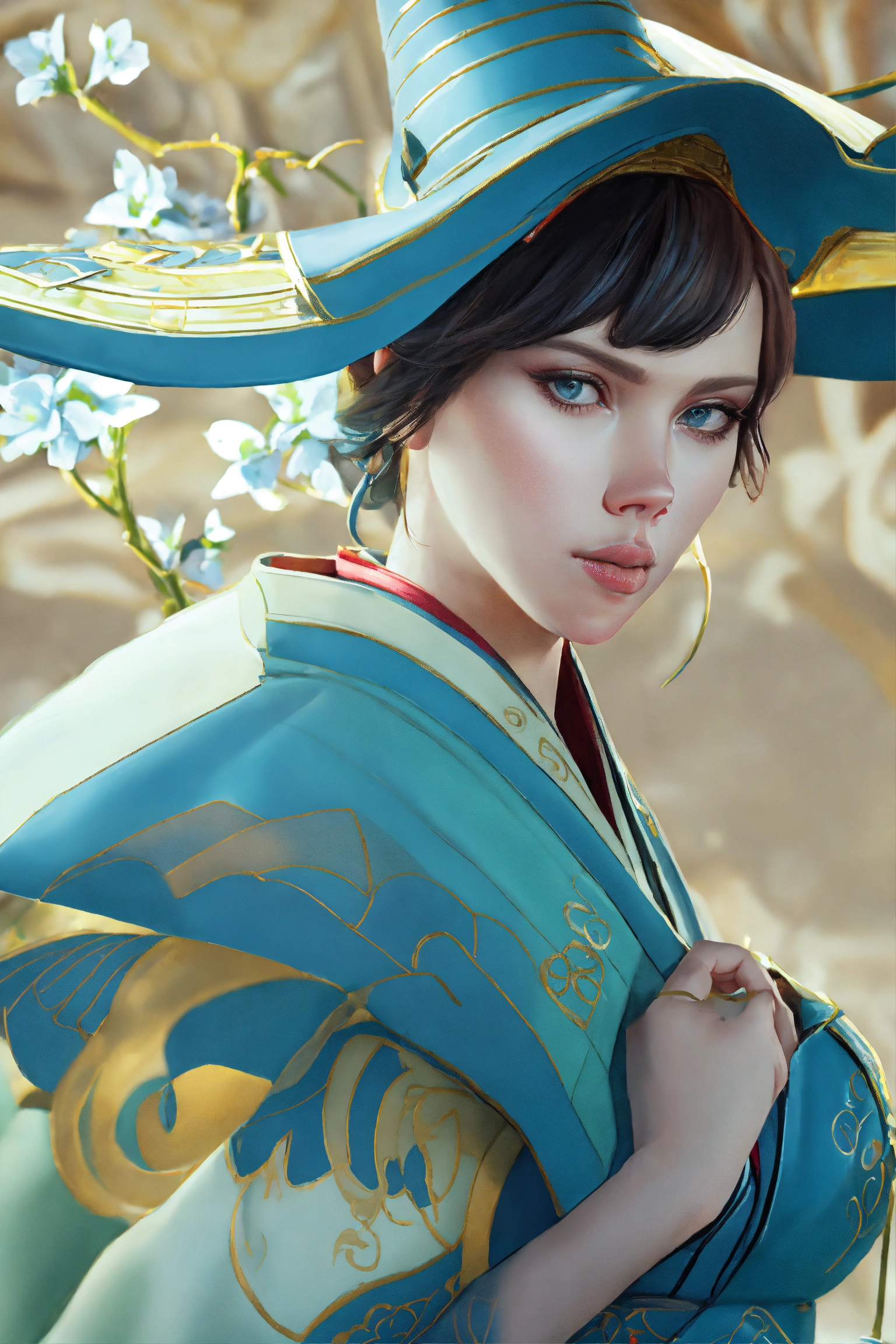 Lexica - Scarlett Johansson, 8k, beautiful, as Chung Li