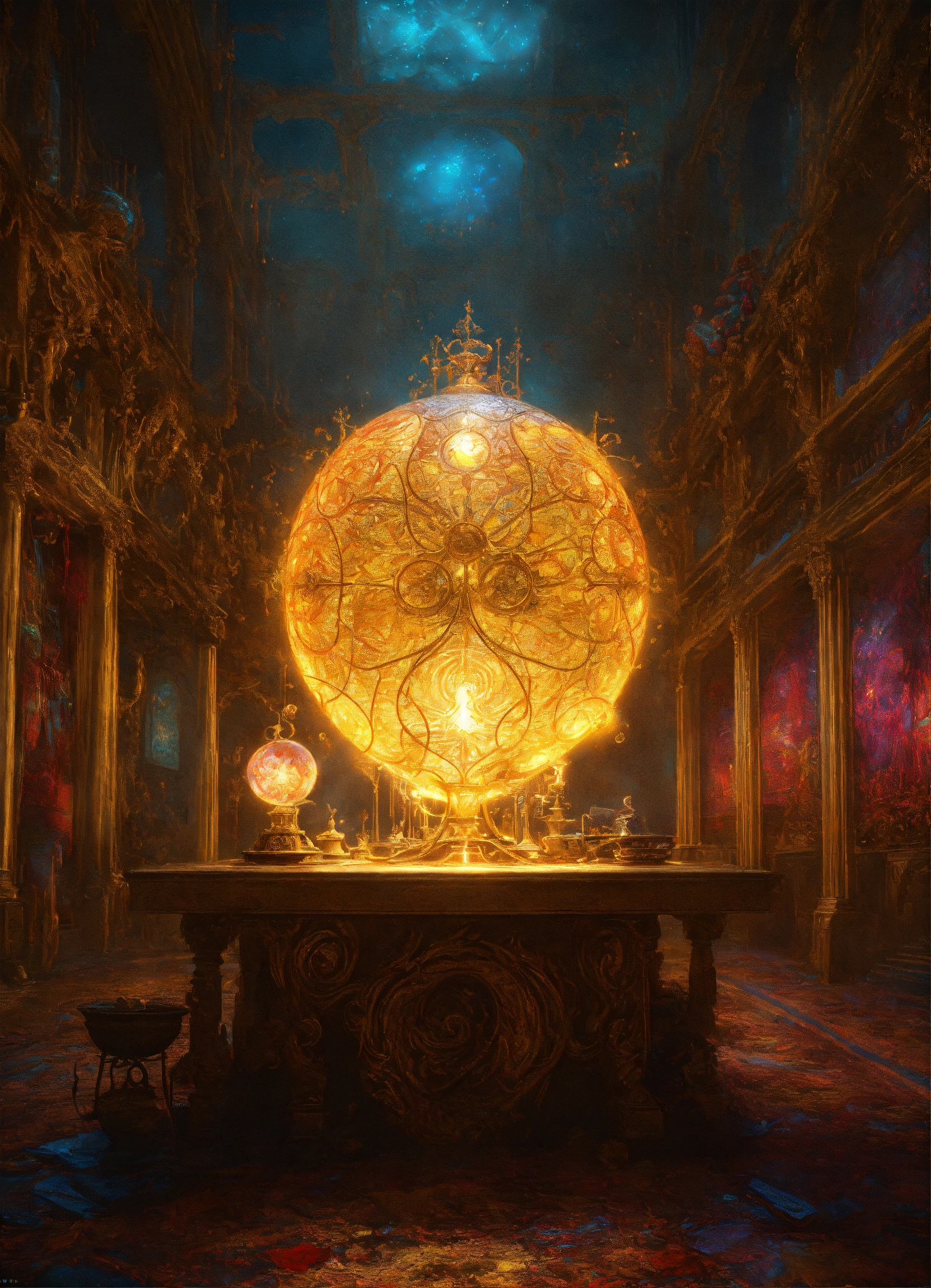 Lexica - Incredibly detailed, The Conjurer with glowing Luminous ...