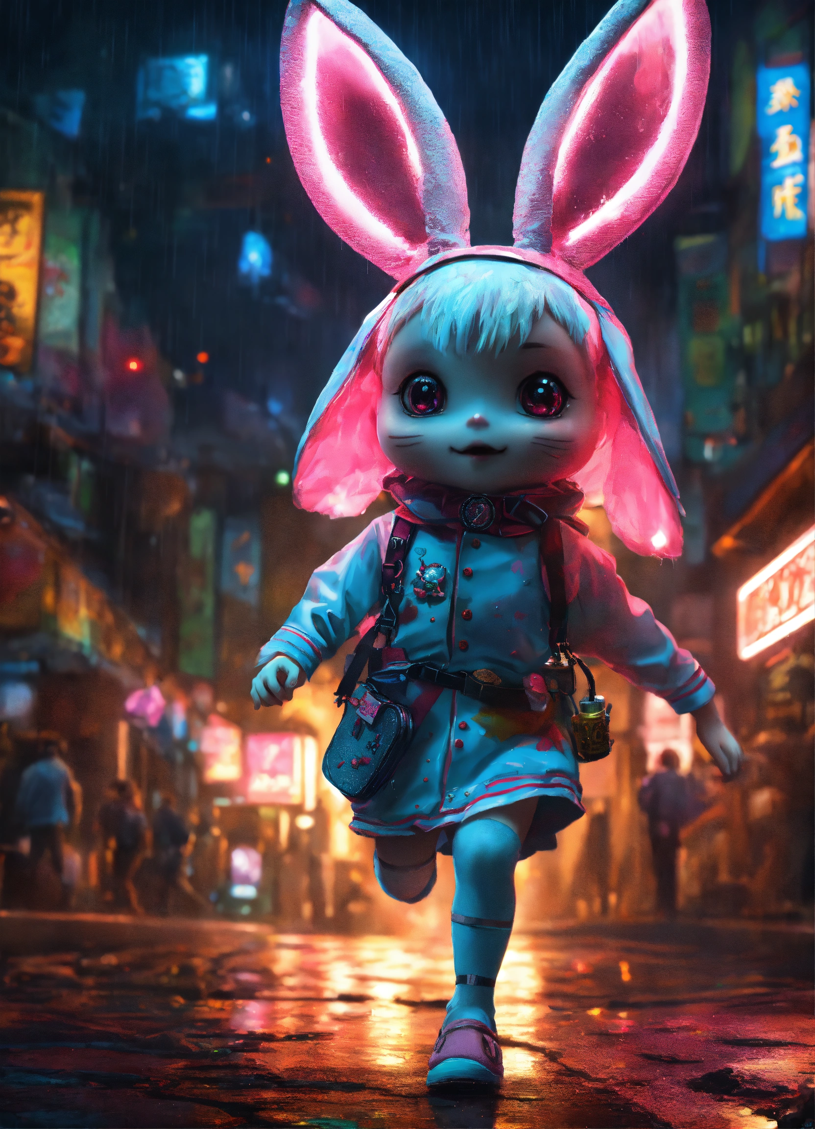 Lexica - Running creepy little japanese alien anime alice in wonderland ...