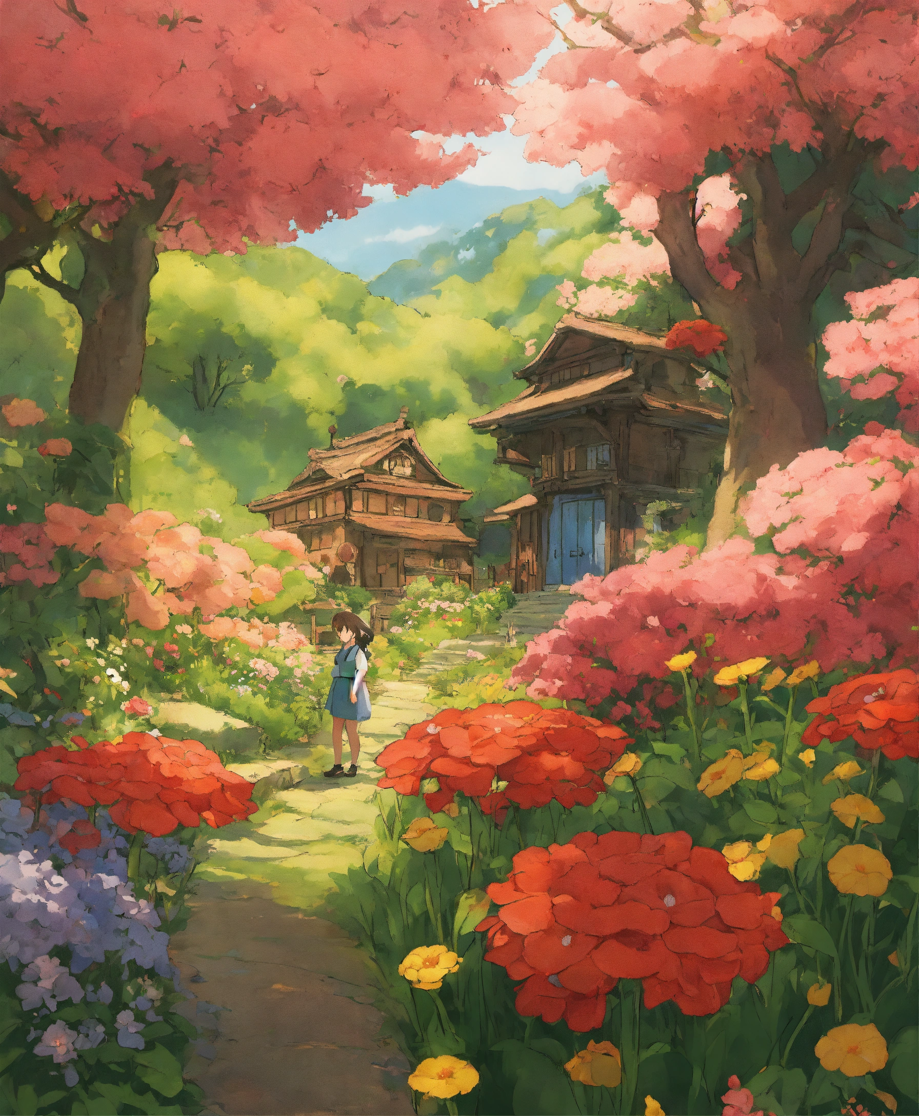 Lexica - Studio ghibli flower