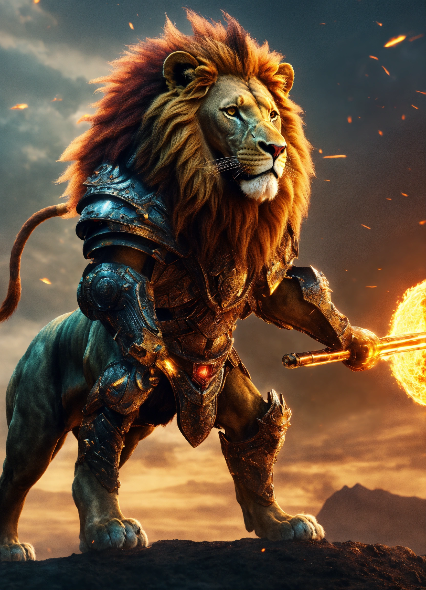 Lexica - Humanoid lion, war lion, machingun lion, destroyer lion, hd ...