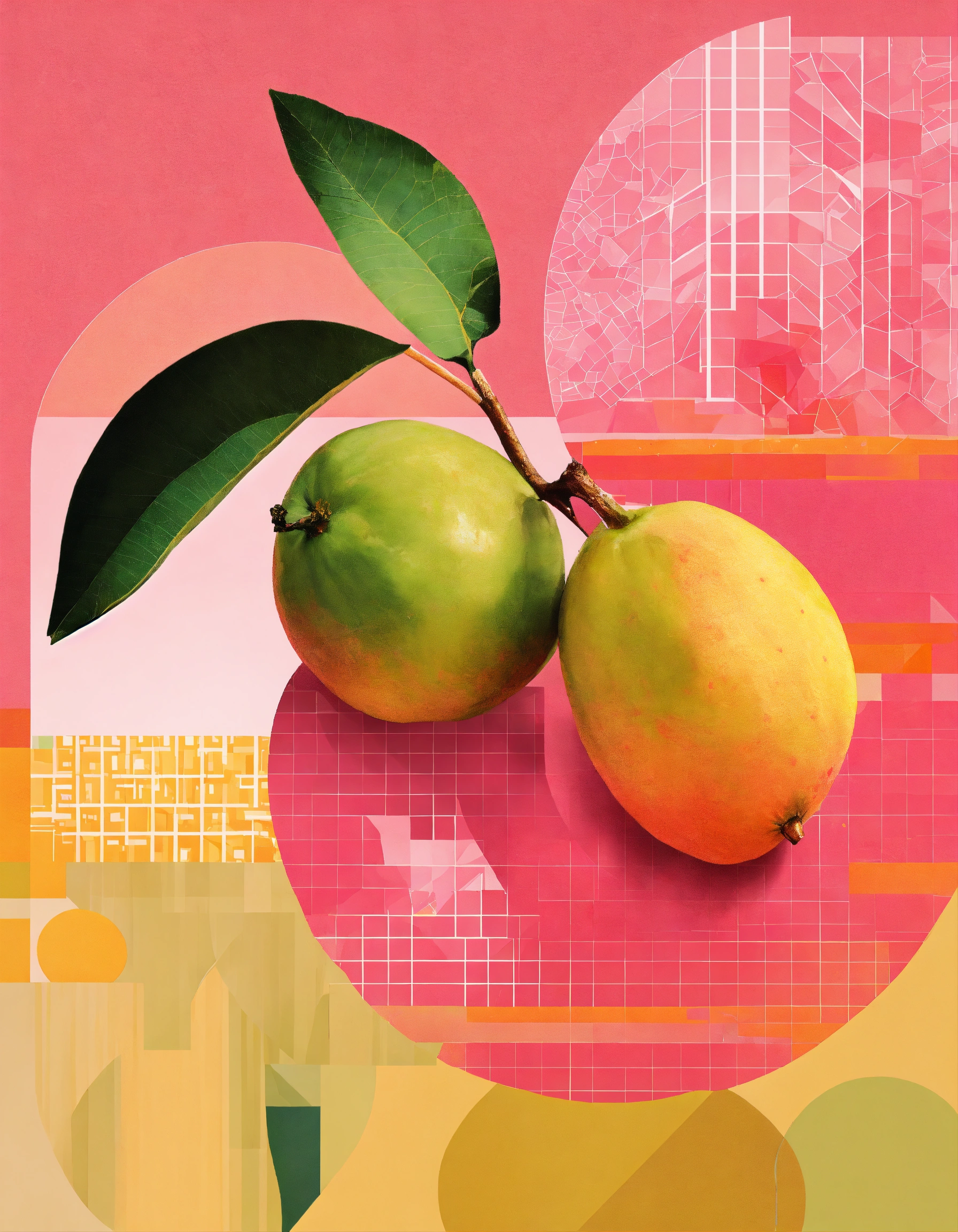Lexica - The combinations of guava image blended beautifully with ...