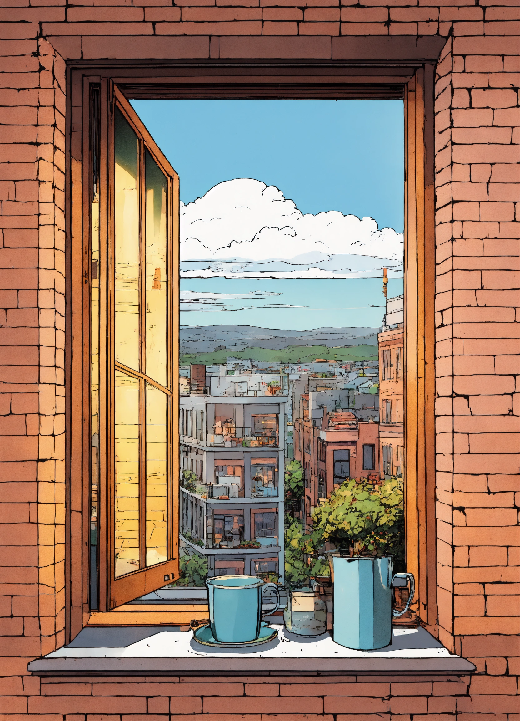 Lexica - Bottomless open window, comics