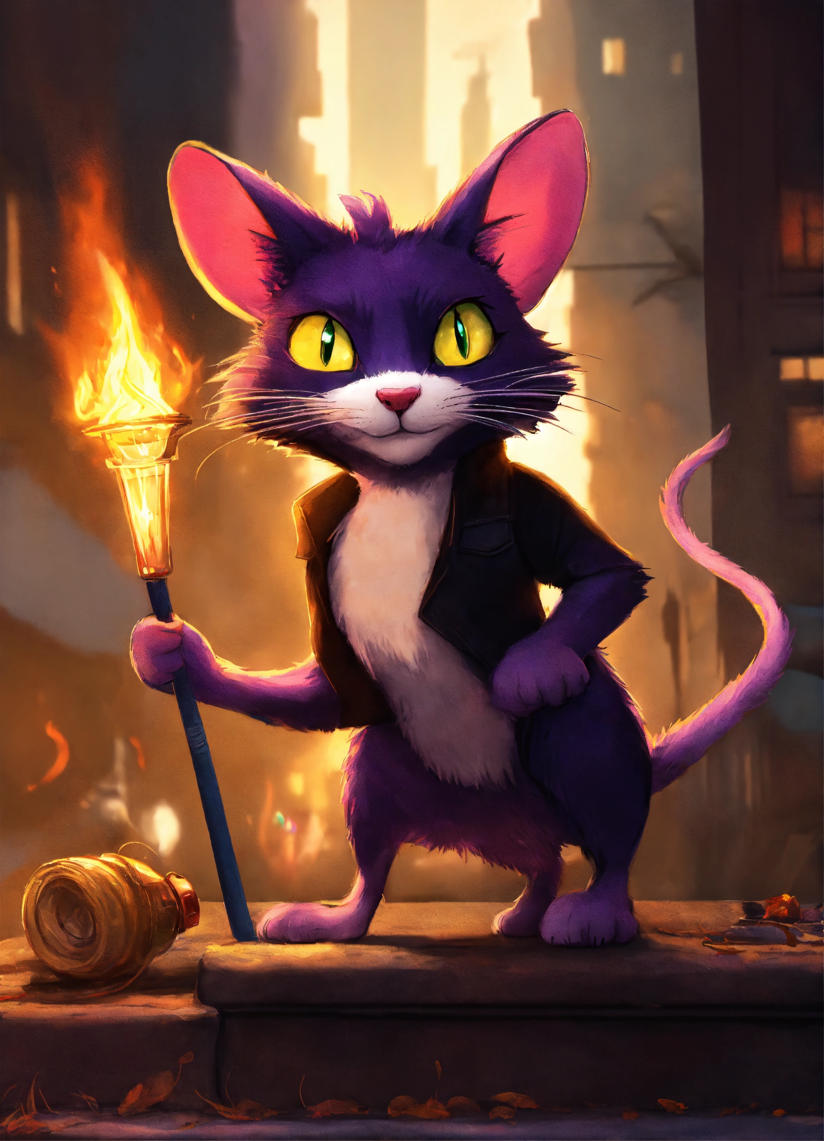 Lexica - Blaze the Cat as a rat