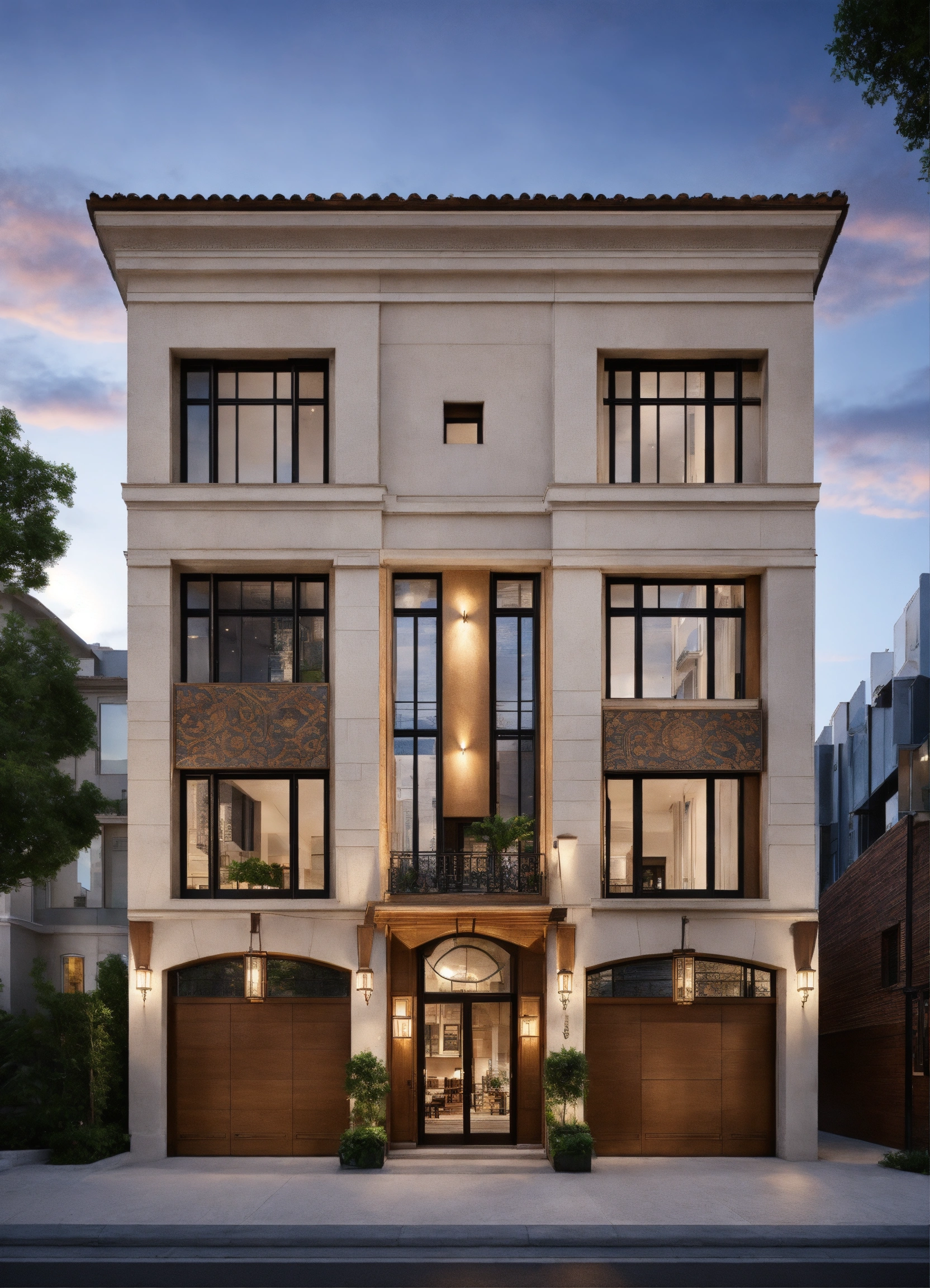 Lexica - Drawing inspiration from transitional style, this three-level ...