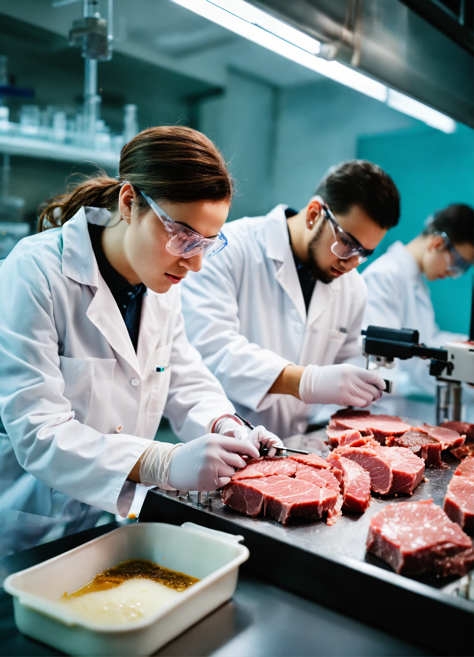 Lexica - Group of diverse scientists wearing lab coats working on a ...