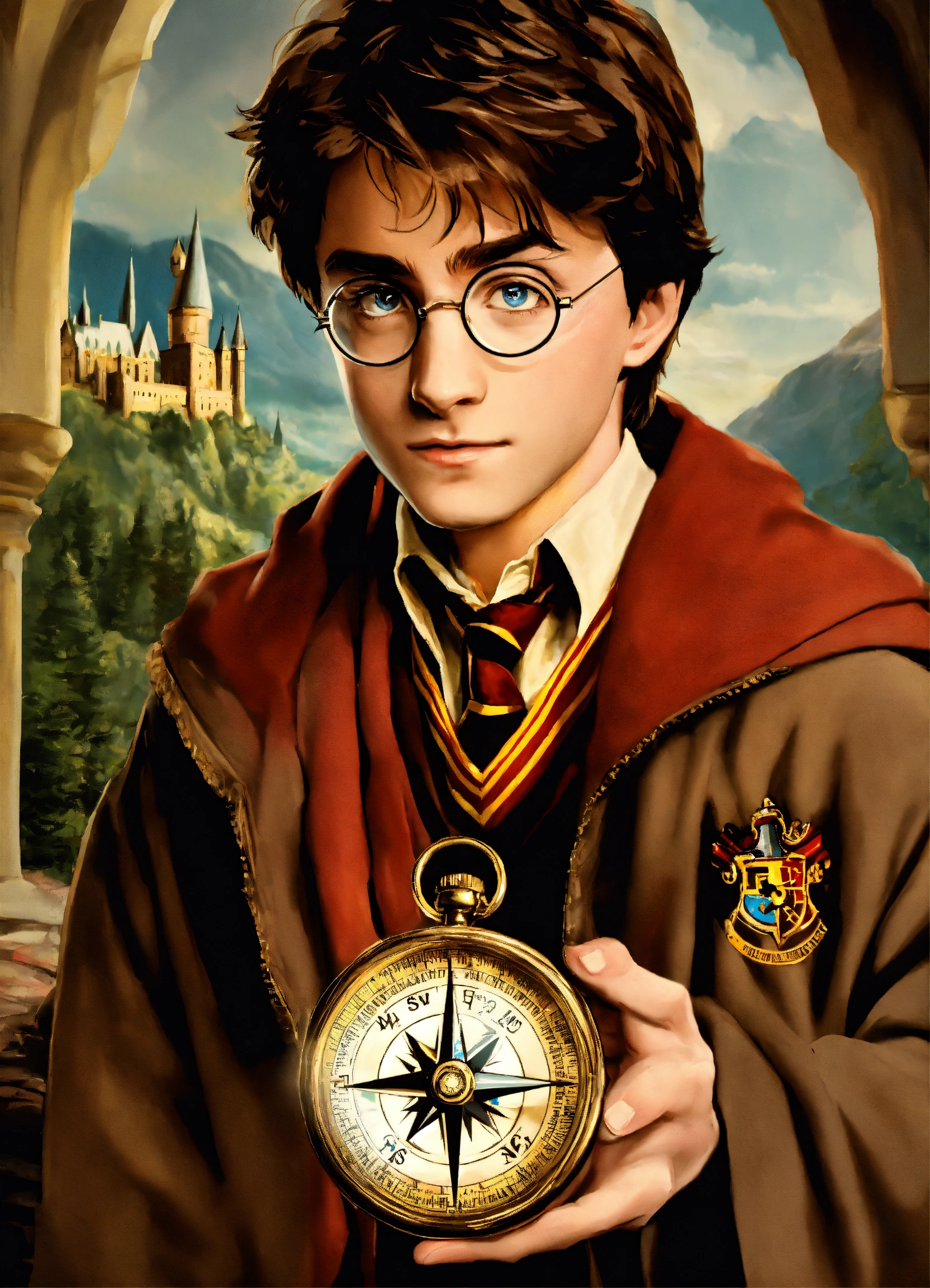 Lexica - HARRY POTTER WITH A COMPASS ON HIS HAND