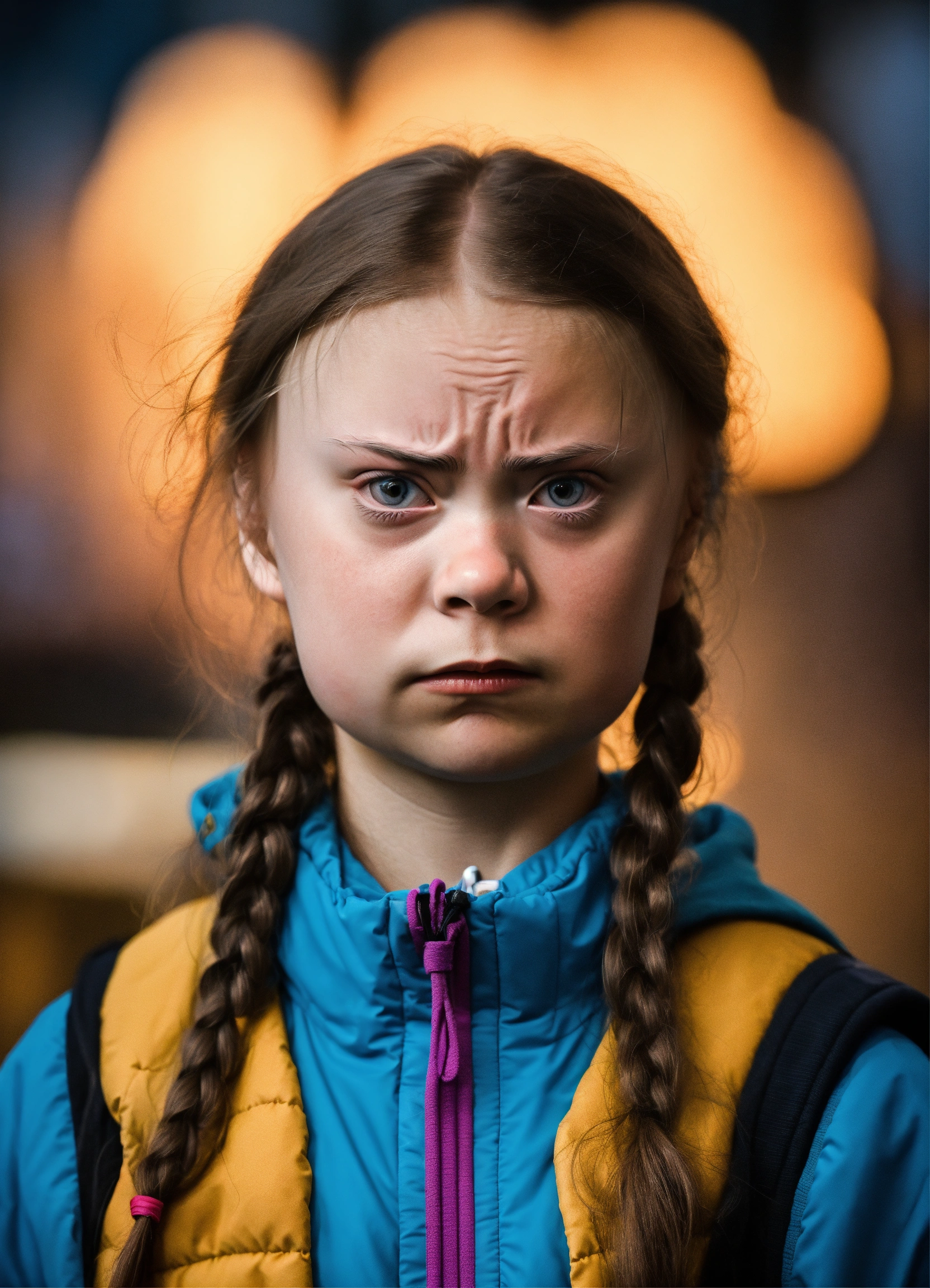 Lexica - GRETA THUNBERG MAD, ANGRY, FROWNING