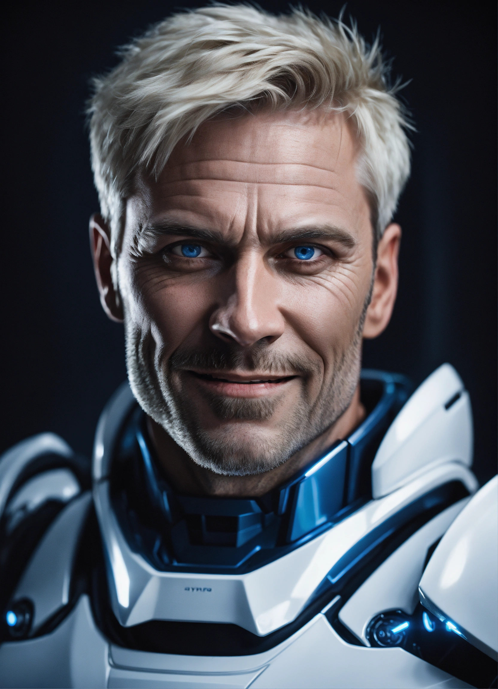 Lexica - A realistic photo of scary 45 years old scary man with deep ...