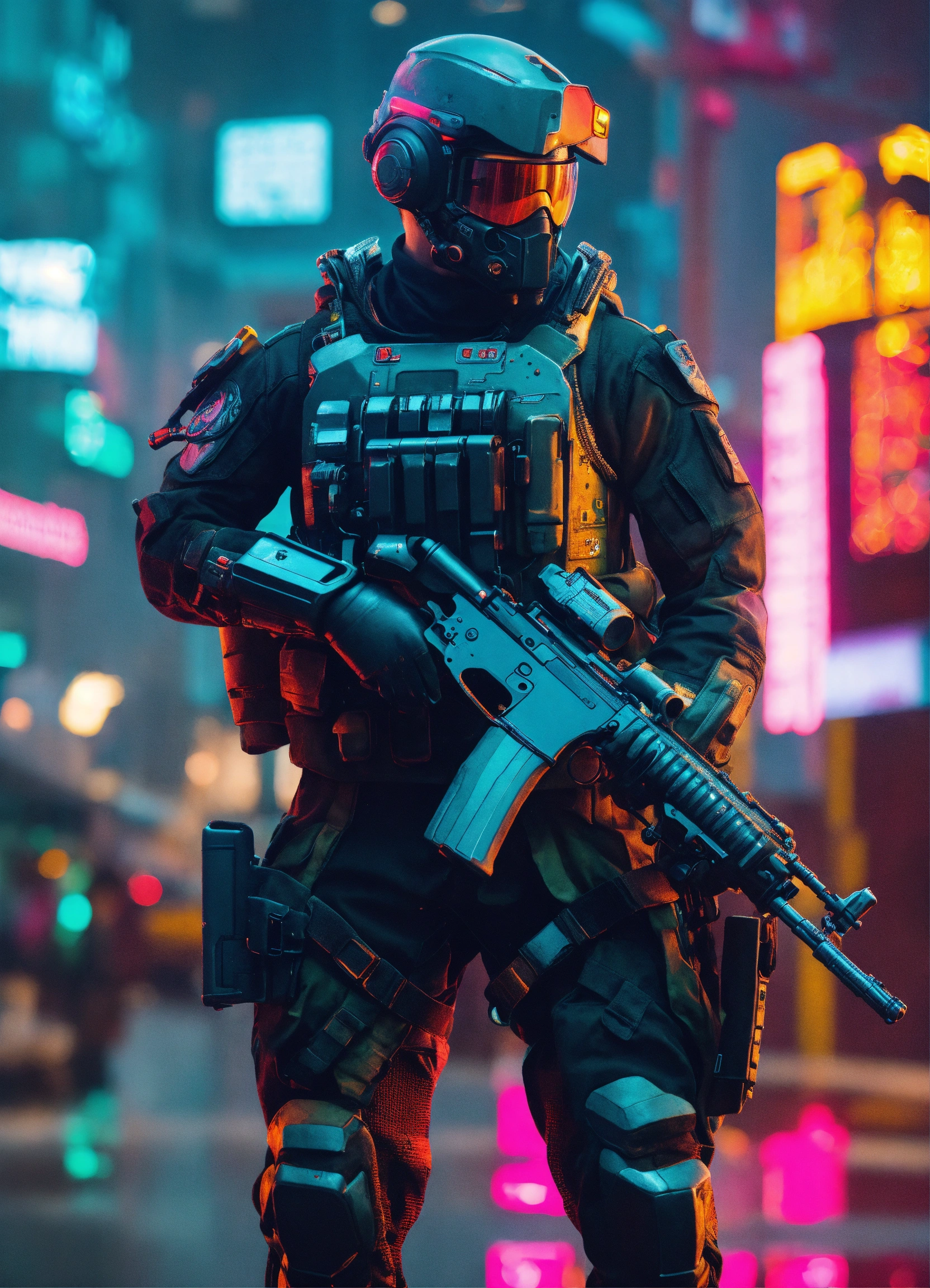 Lexica - Cyberpunk soldier