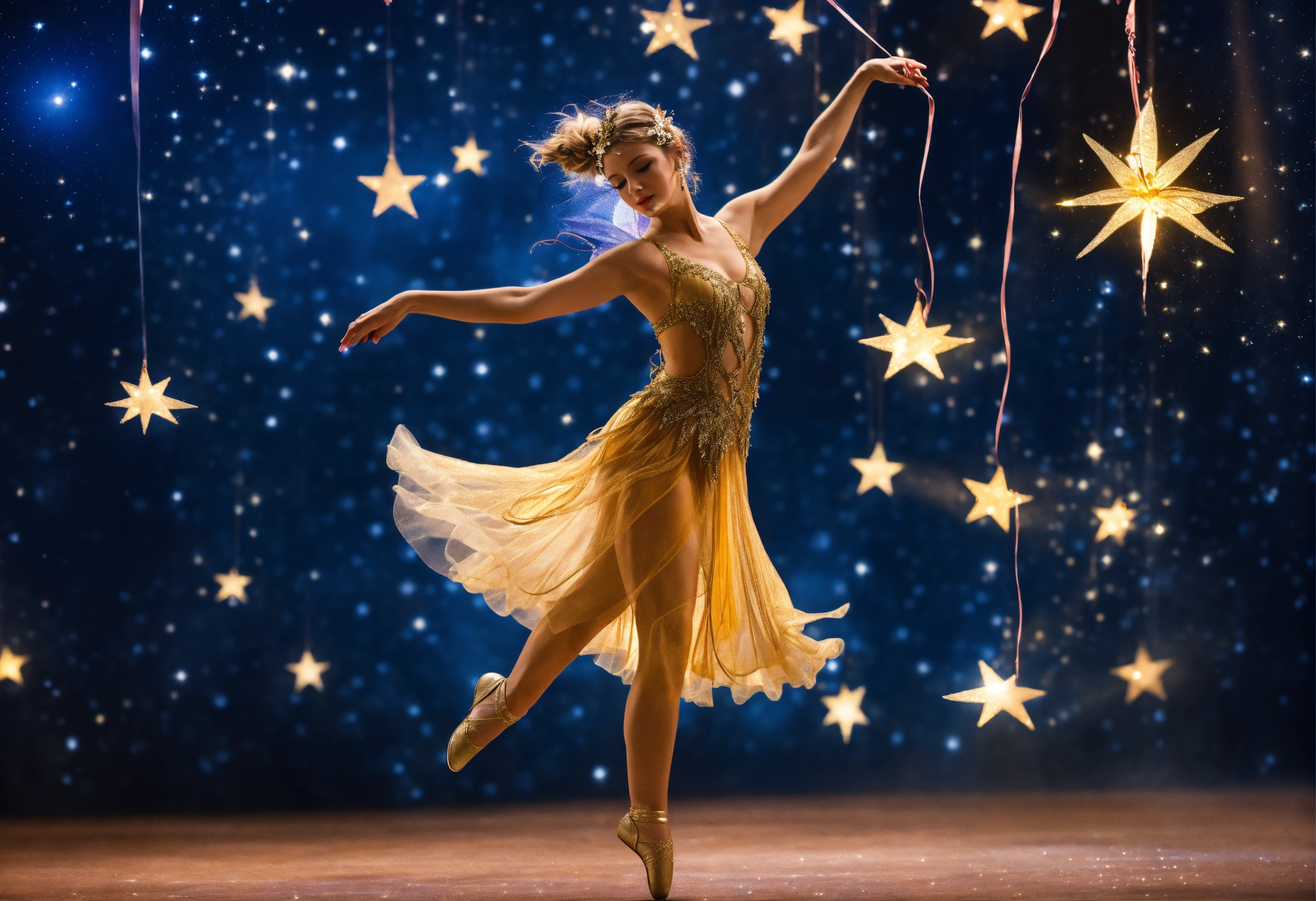 Lexica - Fairy dancing on stars