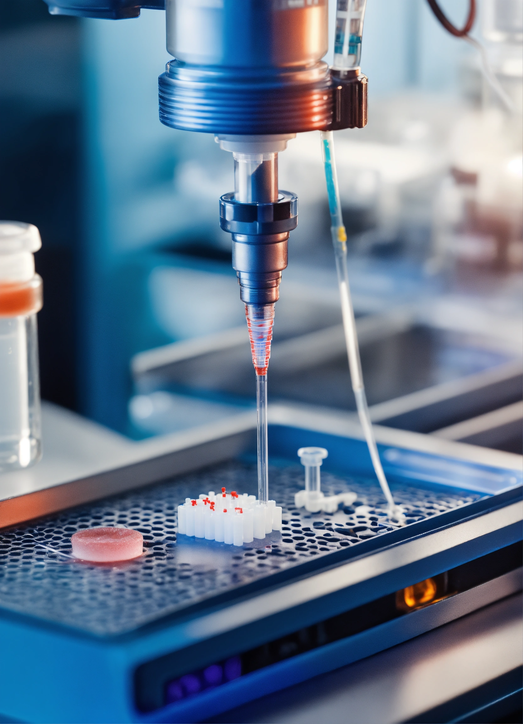 Lexica - 3d bioprinting of single fine channles in white mass with ...