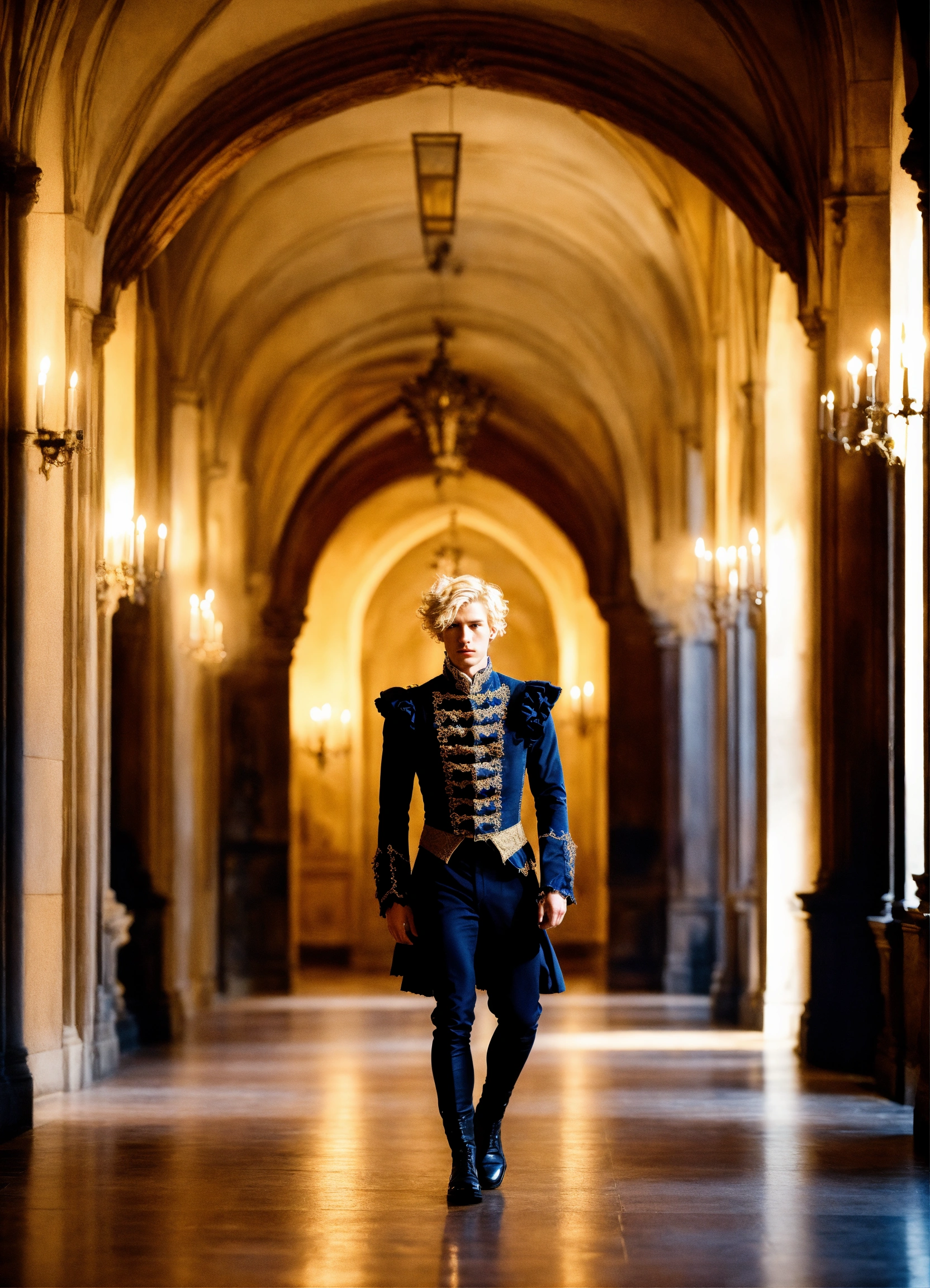 Lexica - Photorealistic genderqueer man in Renaissance ruffles and lace ...