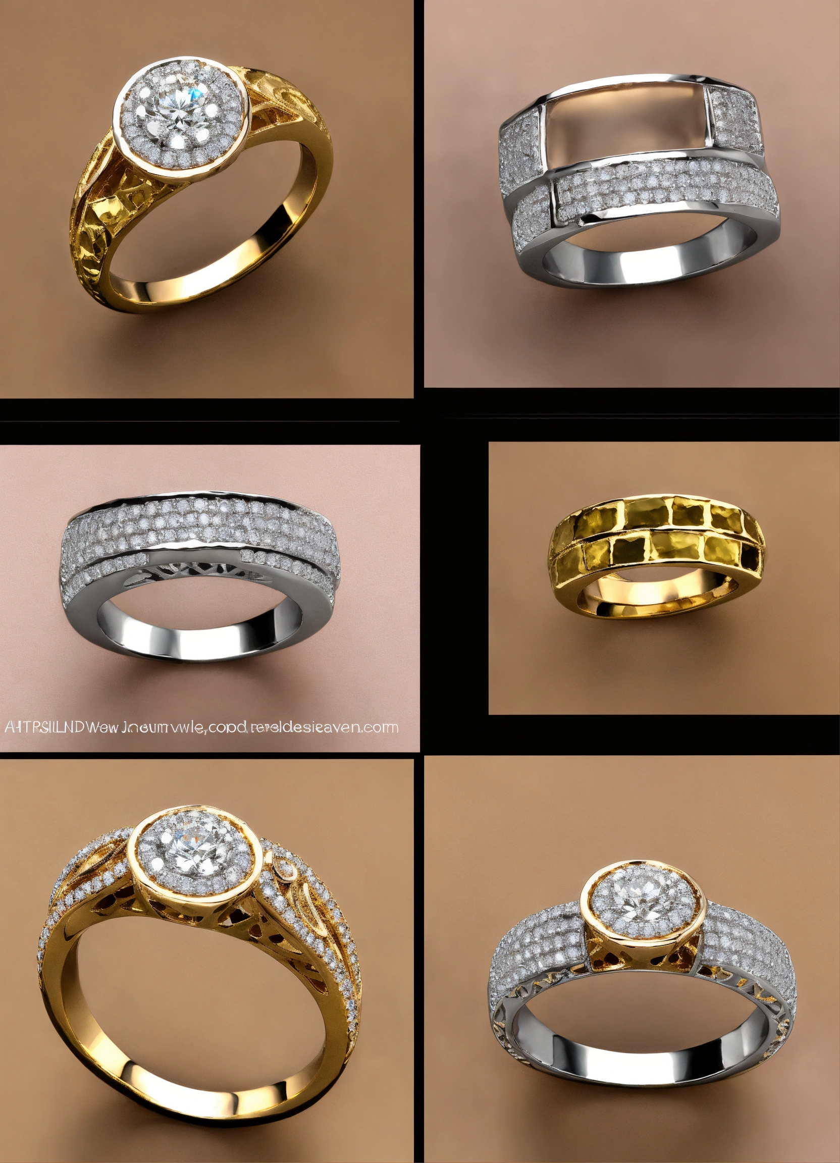 Lexica - Jewellery design, modern style, Create diamond silver ring ...