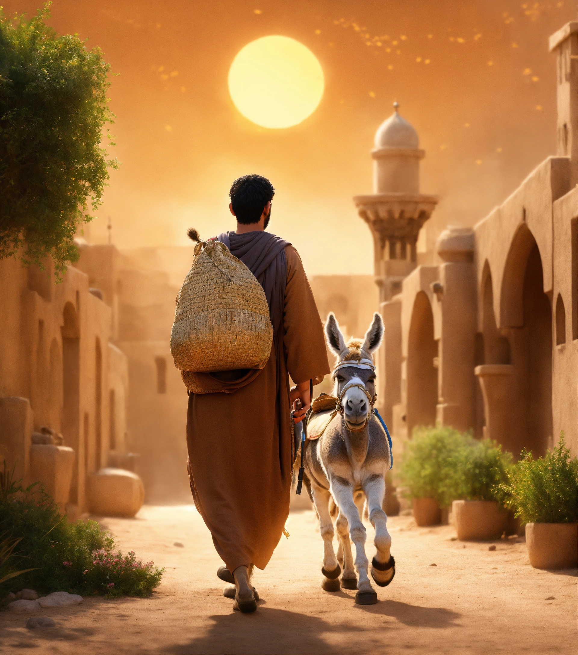 Lexica - Movie poster like disney, Abu Dzar Al-Ghifari's childhood 3d ...