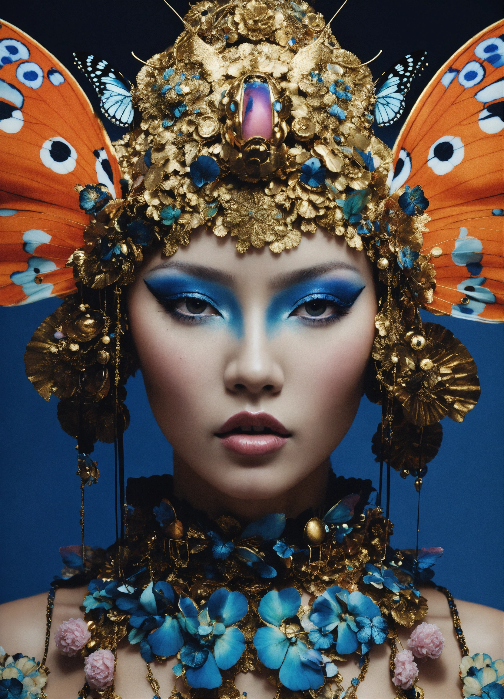 Lexica - Hot beauty creature girl face frontal symmetrical portrait ...